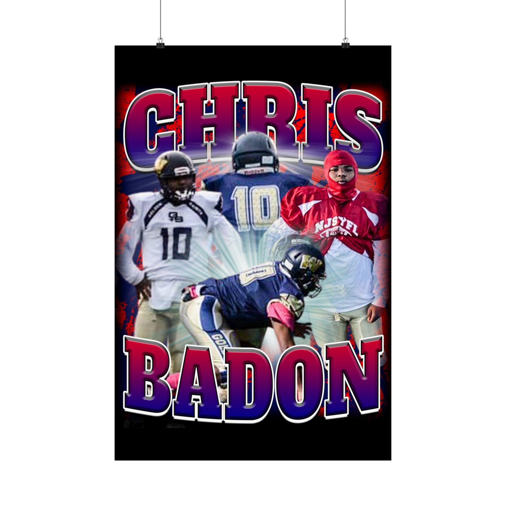 Chris Badon Poster 24" x 36" – Hometown Hero
