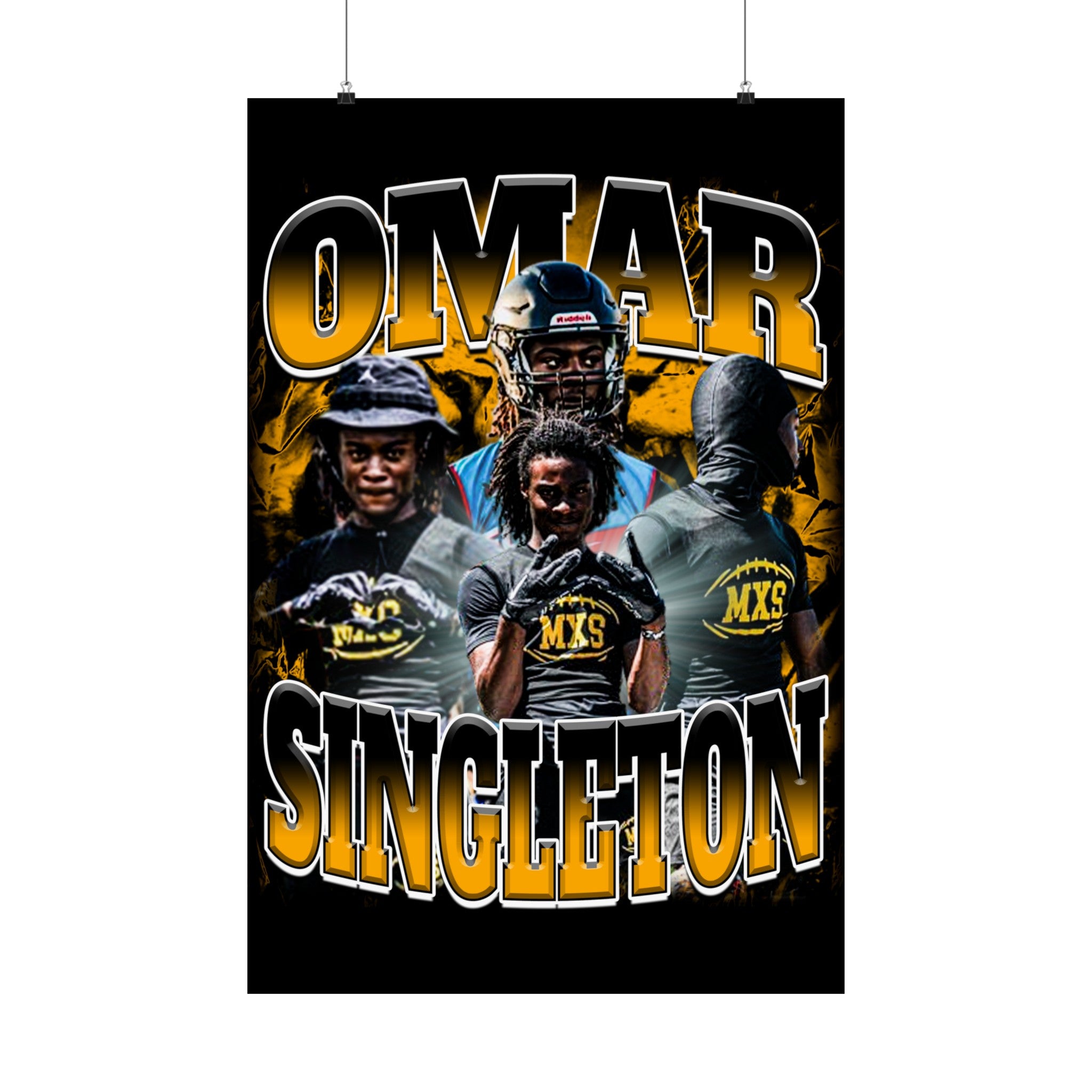 Omar Singleton Poster 24" x 36" – Hometown Hero