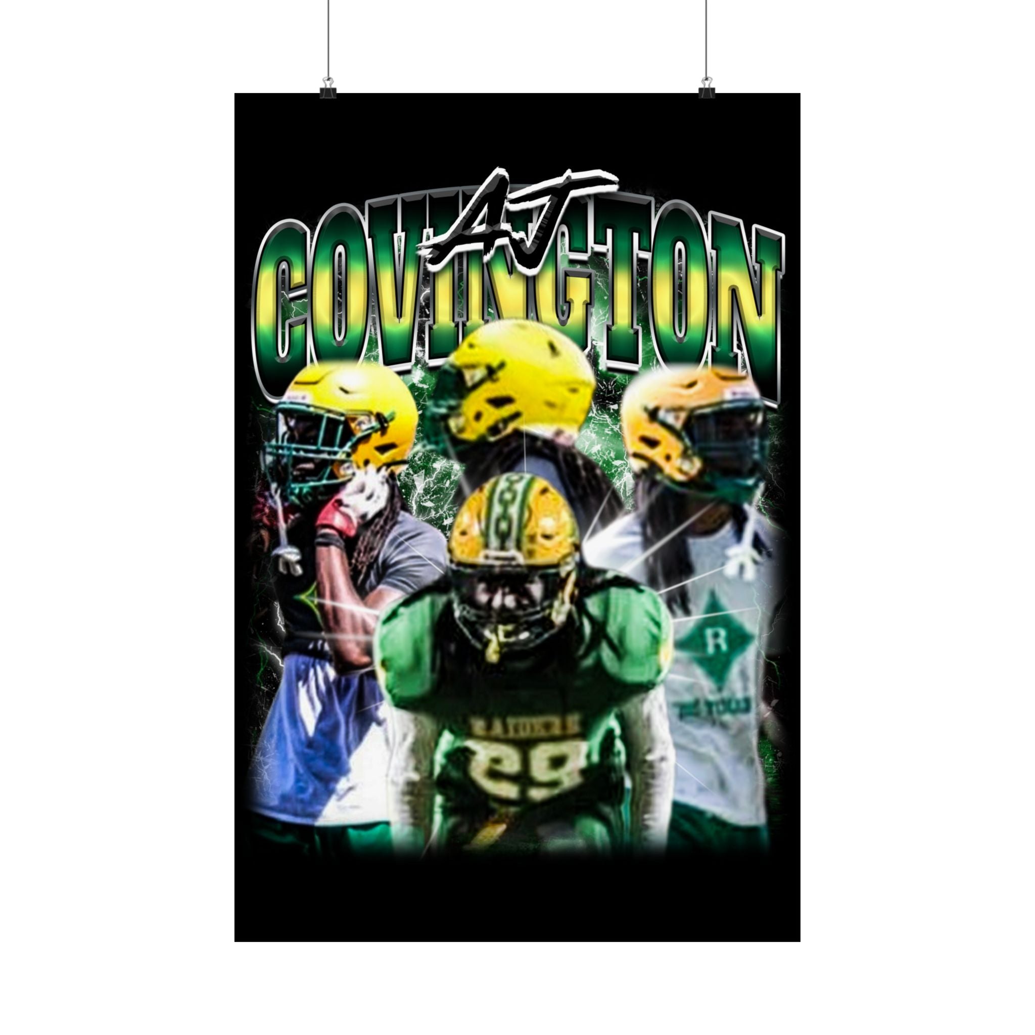AJ Covington Poster 24" x 36" – Hometown Hero