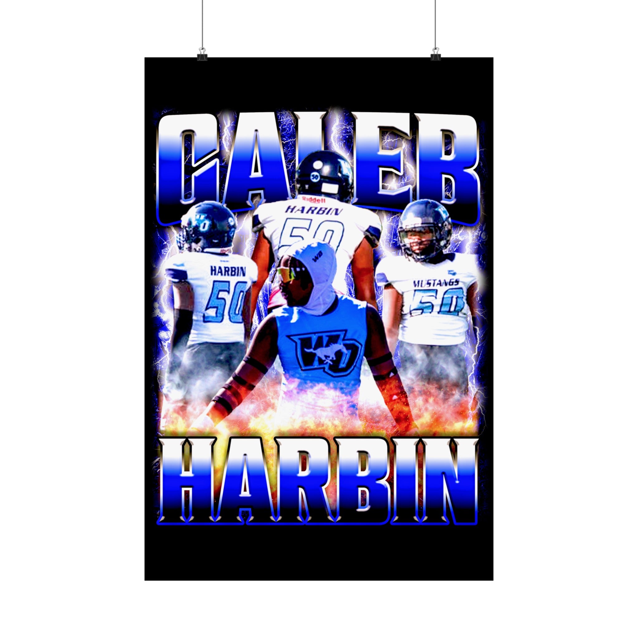 Caleb Harbin Poster 24" x 36" – Hometown Hero