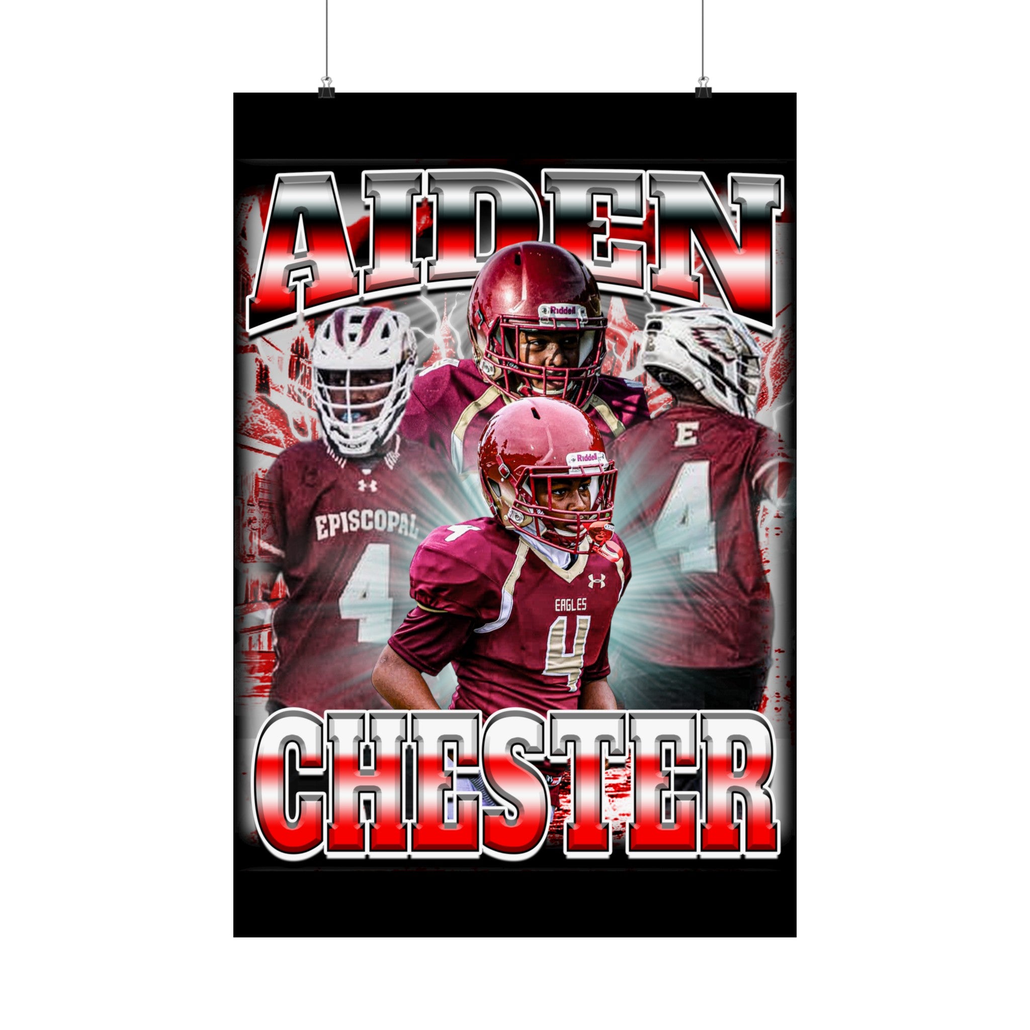 Aiden Chester Poster 24" x 36" – Hometown Hero