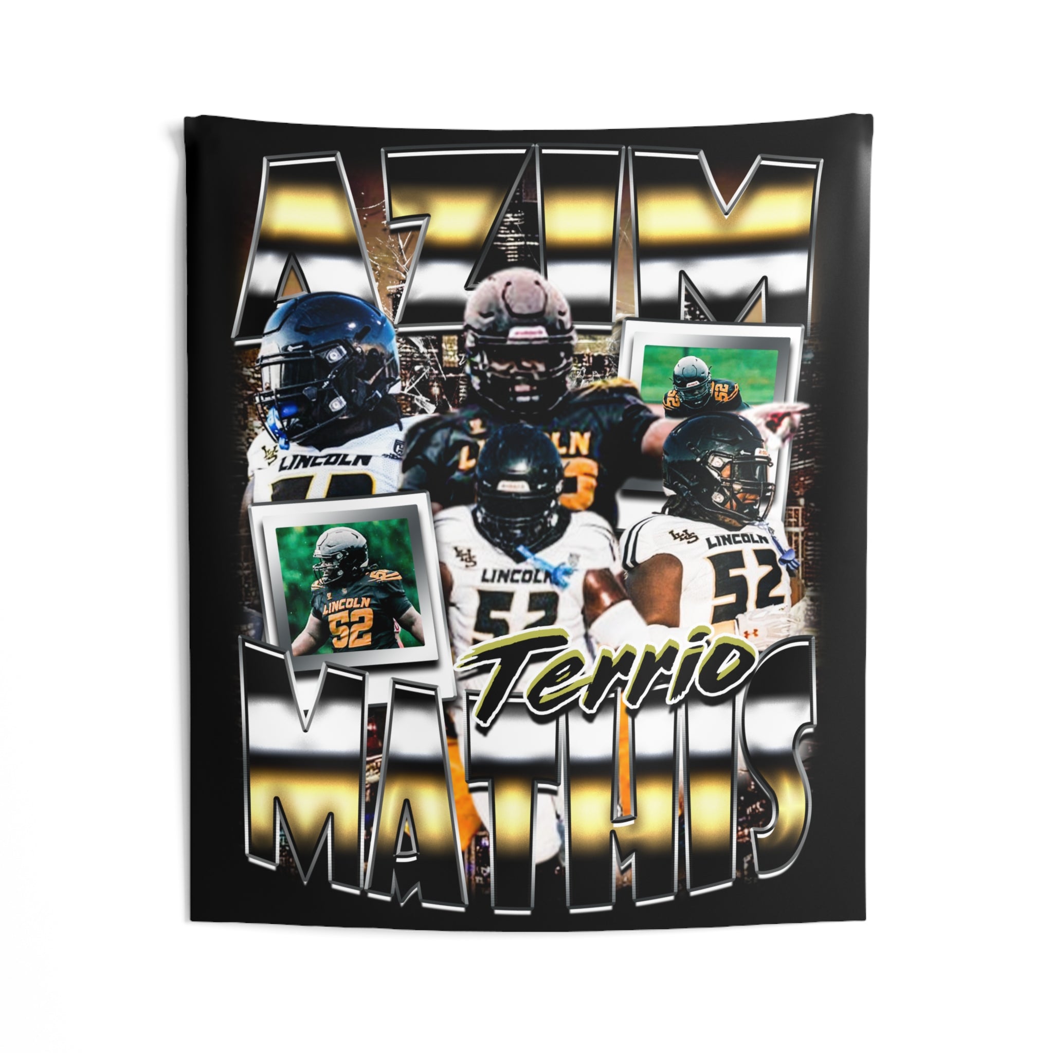 Azim Mathis Tapestry 50” x 60” – Hometown Hero