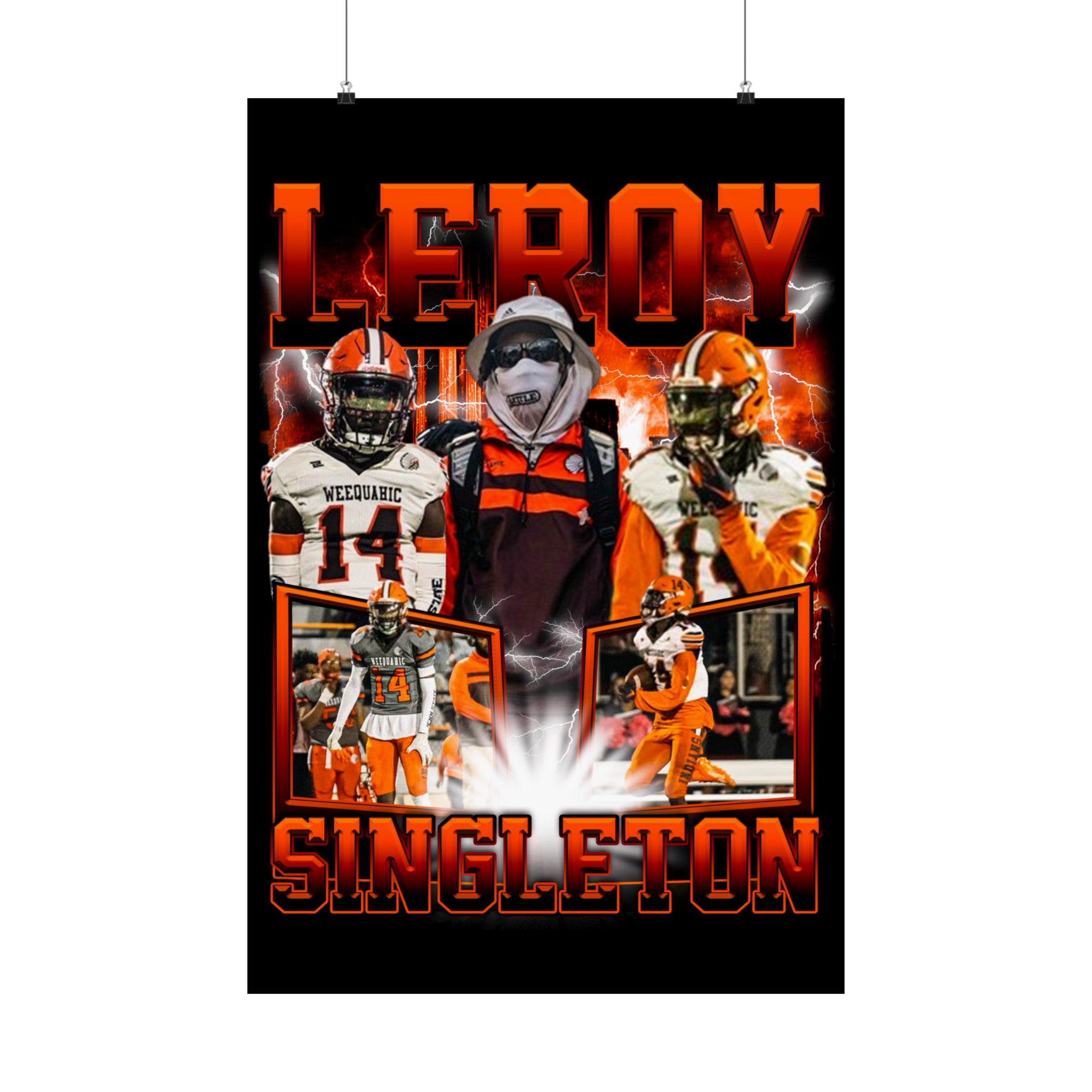 Leroy Singleton Poster 24" x 36" – Hometown Hero