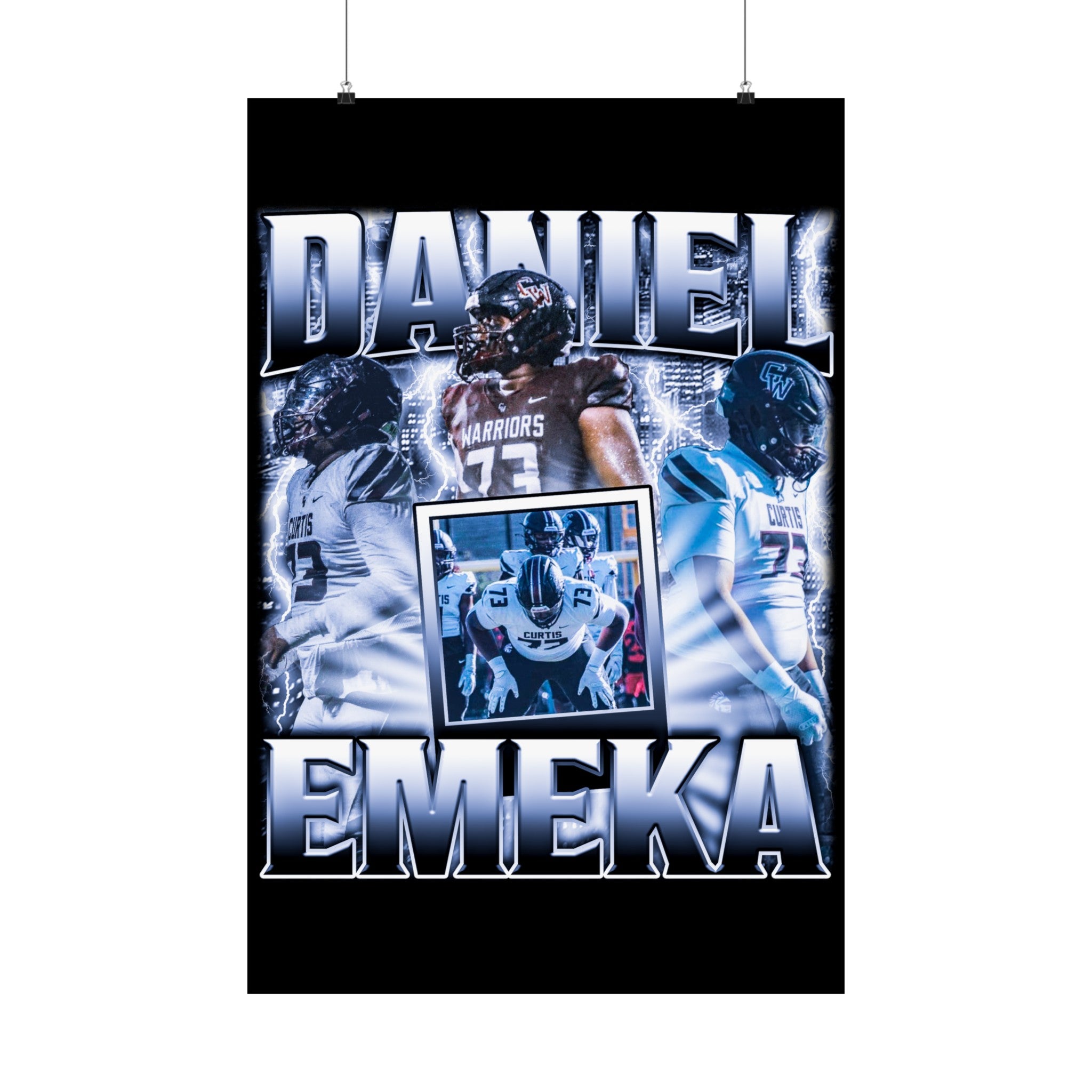 Daniel Emeka Poster 24" x 36" – Hometown Hero