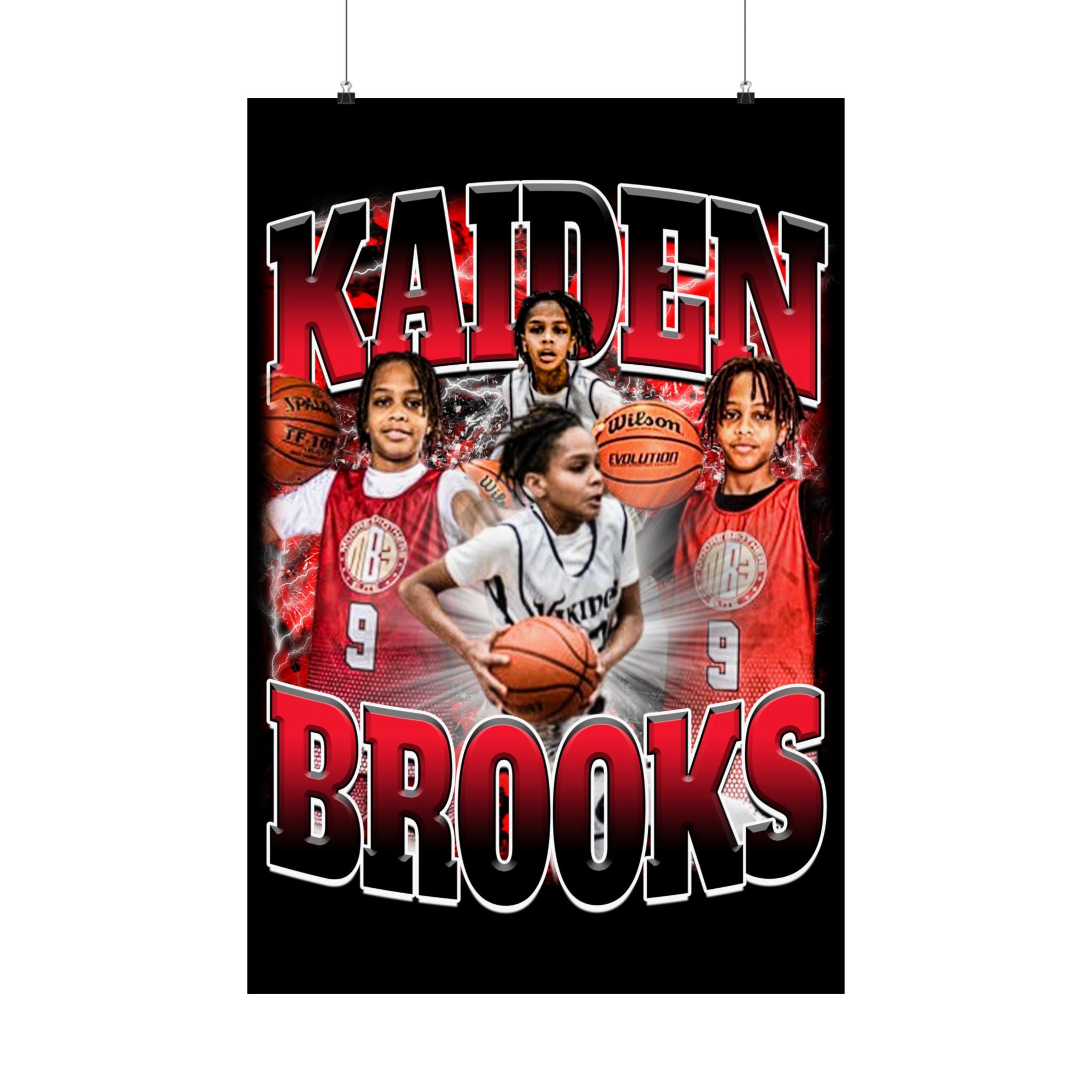 Kaiden Brooks Poster 24" x 36" – Hometown Hero