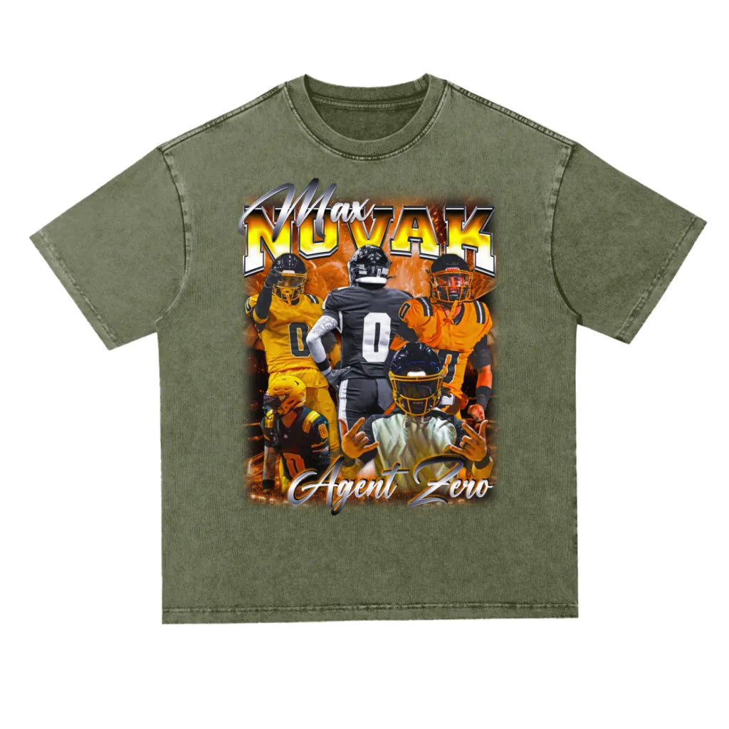 Max Novak Oversized Acid wash T-shirt – Hometown Hero