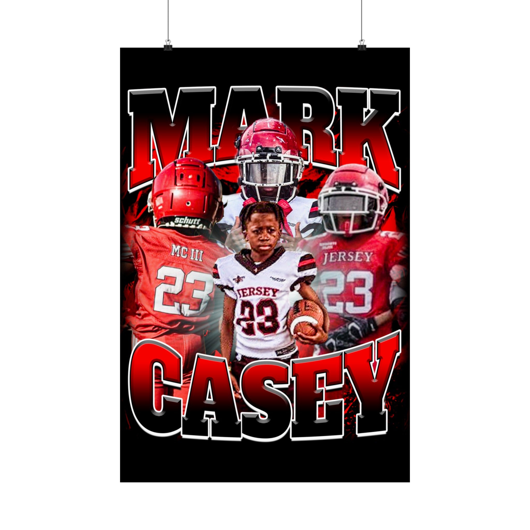 Mark Casey Poster 24" x 36" – Hometown Hero