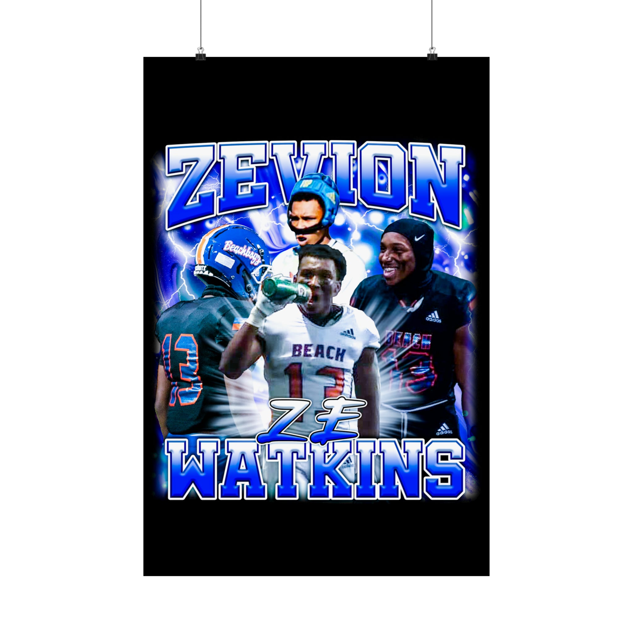 Zevion Watkins Poster – Hometown Hero