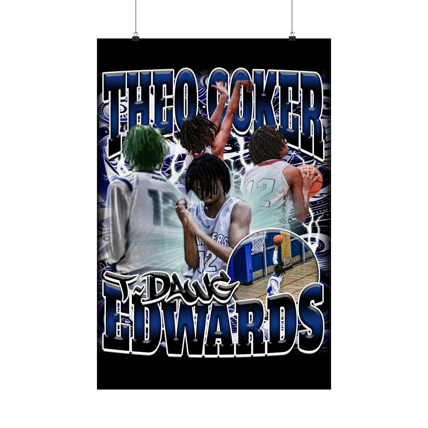 Theo Coker Edwards Poster 24" x 36" – Hometown Hero
