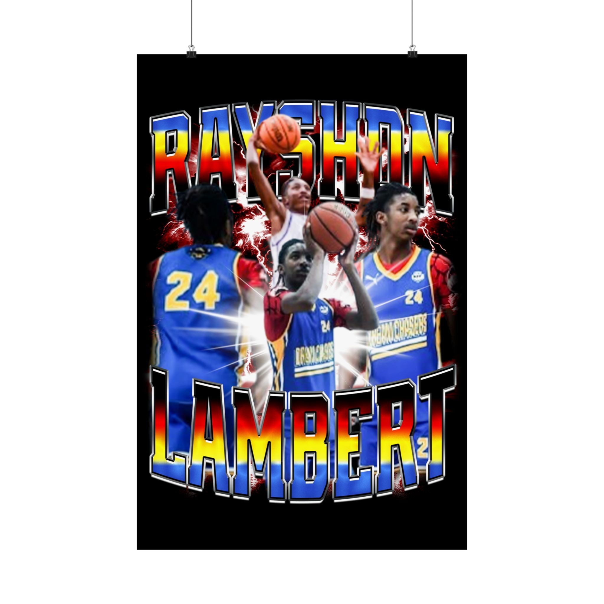 Rayshon Lambert Poster 24" x 36" – Hometown Hero
