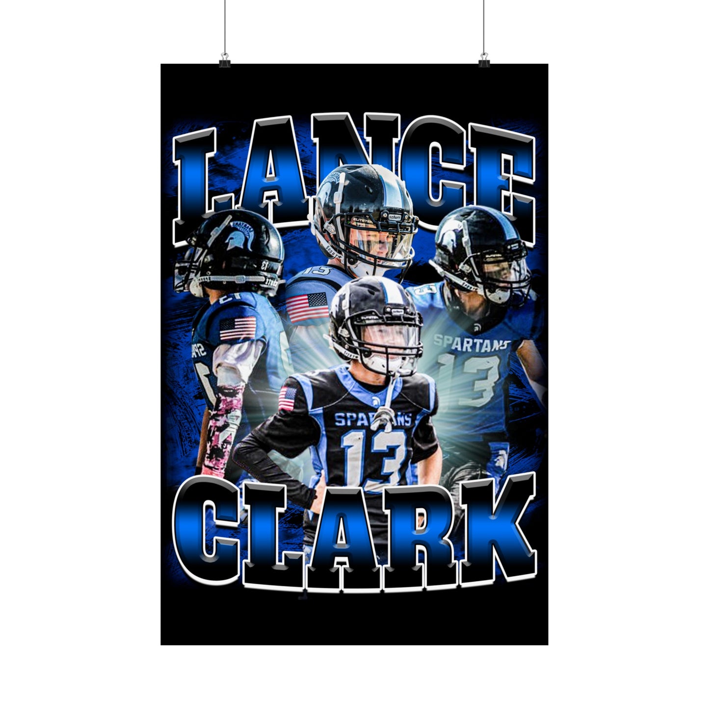 Lance Clark Poster 24" x 36" – Hometown Hero