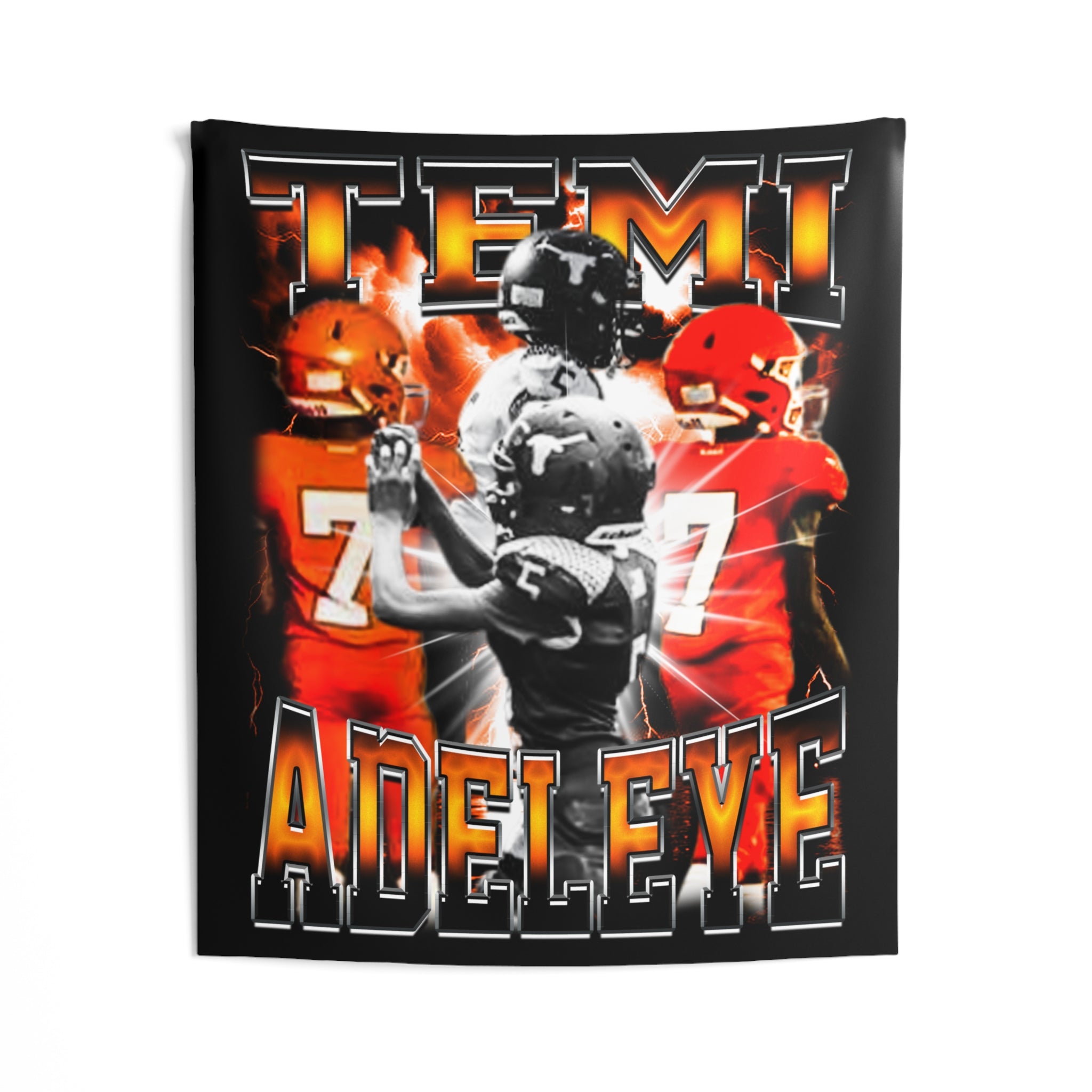 Temi Adeleye Tapestry 50” x 60” – Hometown Hero