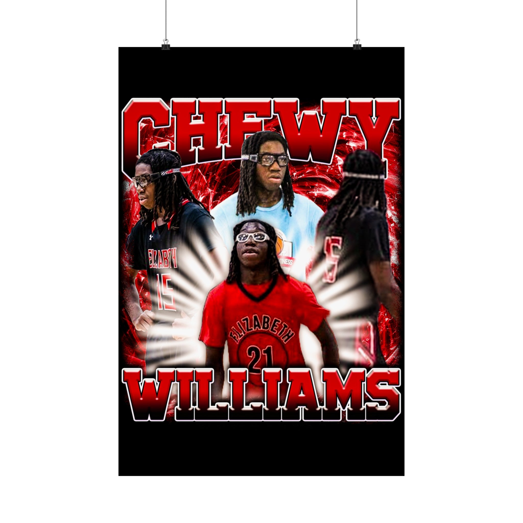 Chewy Williams Poster 24" x 36" – Hometown Hero