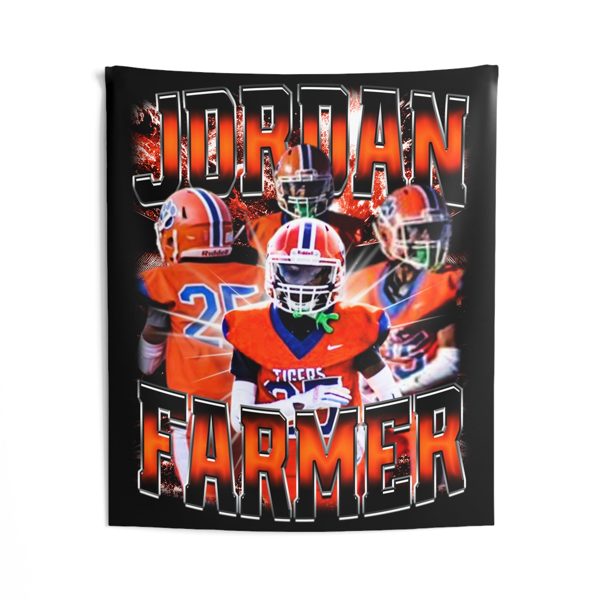 Jordan Farmer Tapestry 50” x 60” – Hometown Hero
