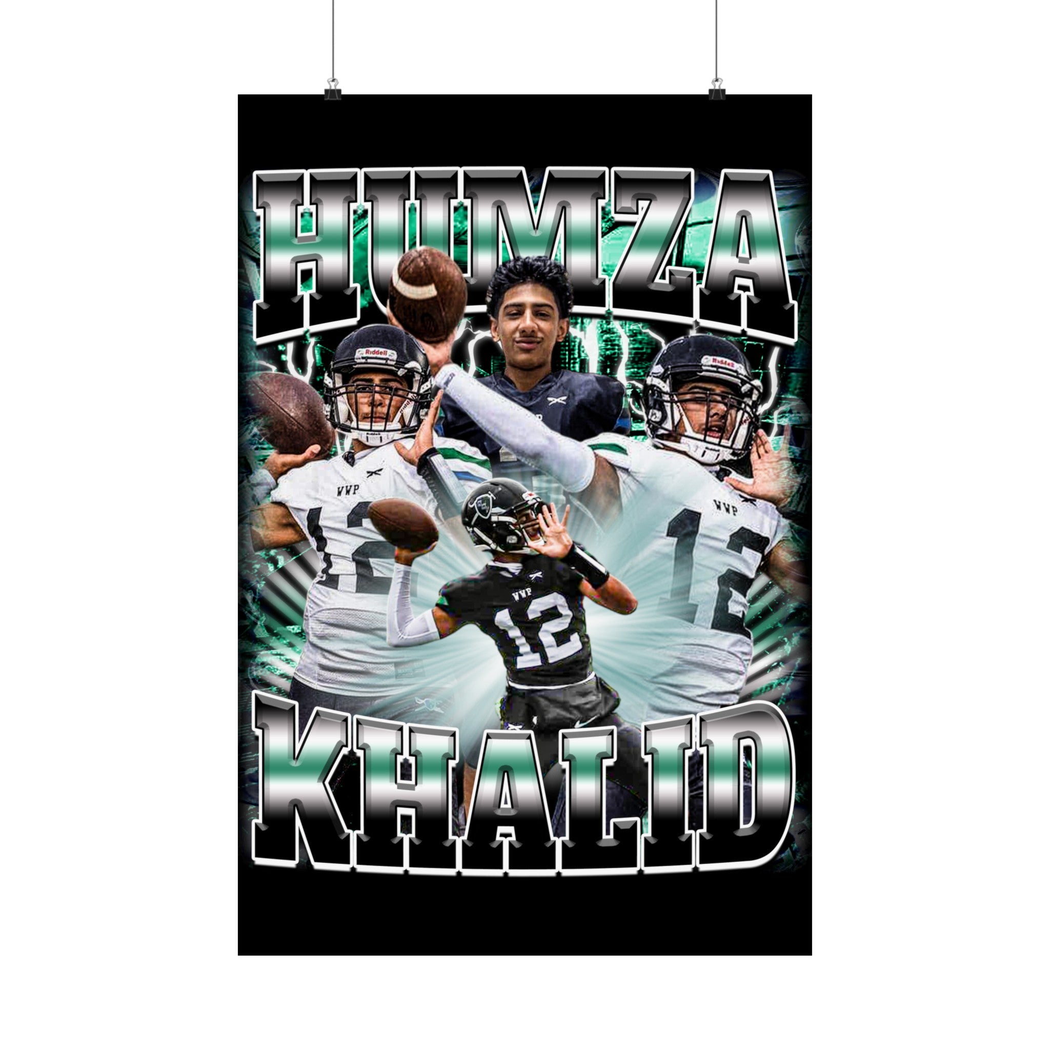 Humza Khalid Poster 24" x 36" – Hometown Hero