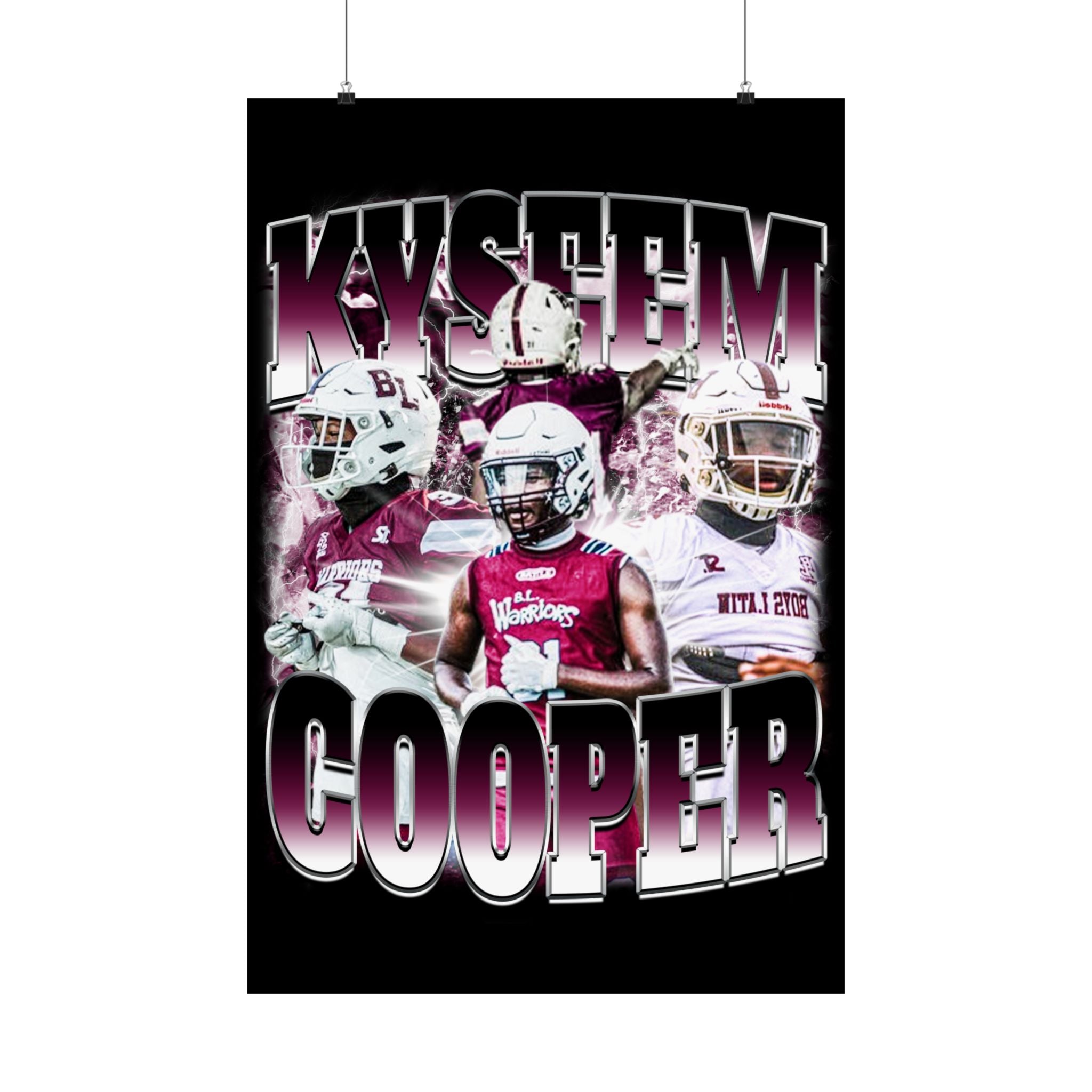 Kyseem Cooper Poster 24" x 36" – Hometown Hero