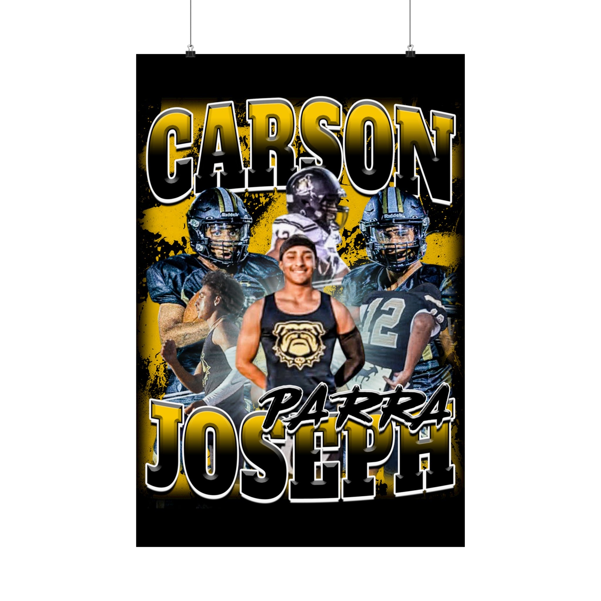 Carson Joseph Parra Poster 24" x 36" – Hometown Hero
