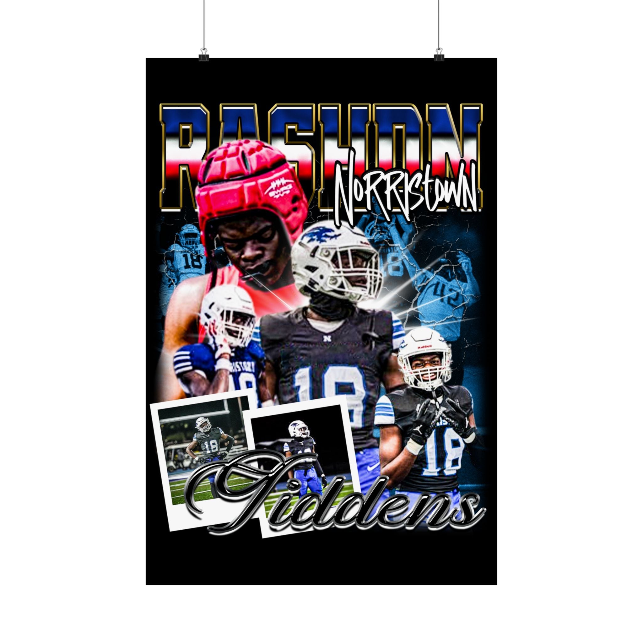 Rashon Giddens Poster 24" x 36" – Hometown Hero