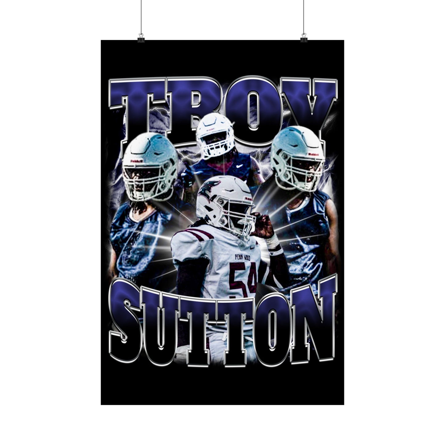 Troy Sutton Poster 24" x 36" – Hometown Hero