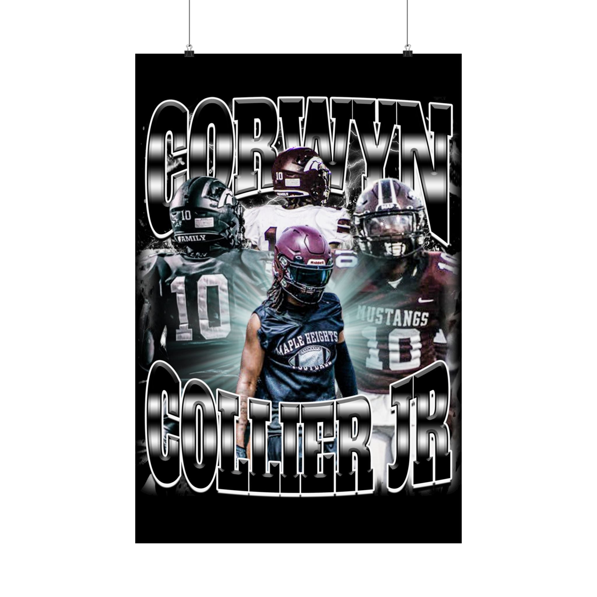 Corwyn Collier Jr Poster 24" x 36" – Hometown Hero