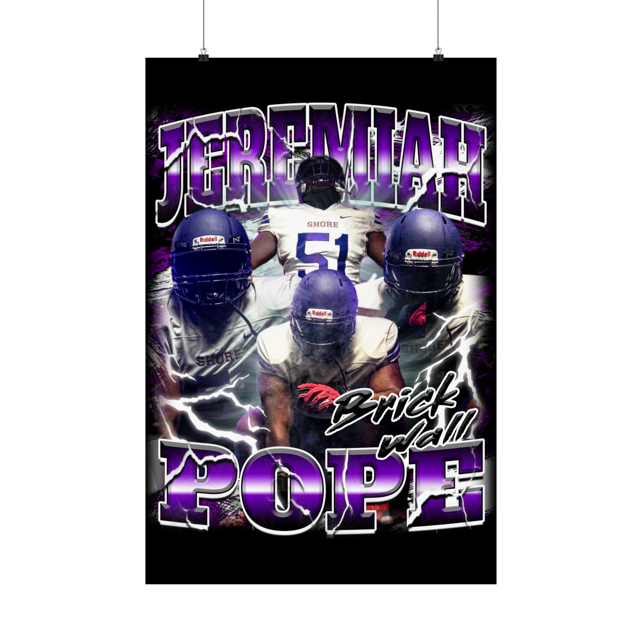 Jeremiah Pope Poster 24" x 36" – Hometown Hero