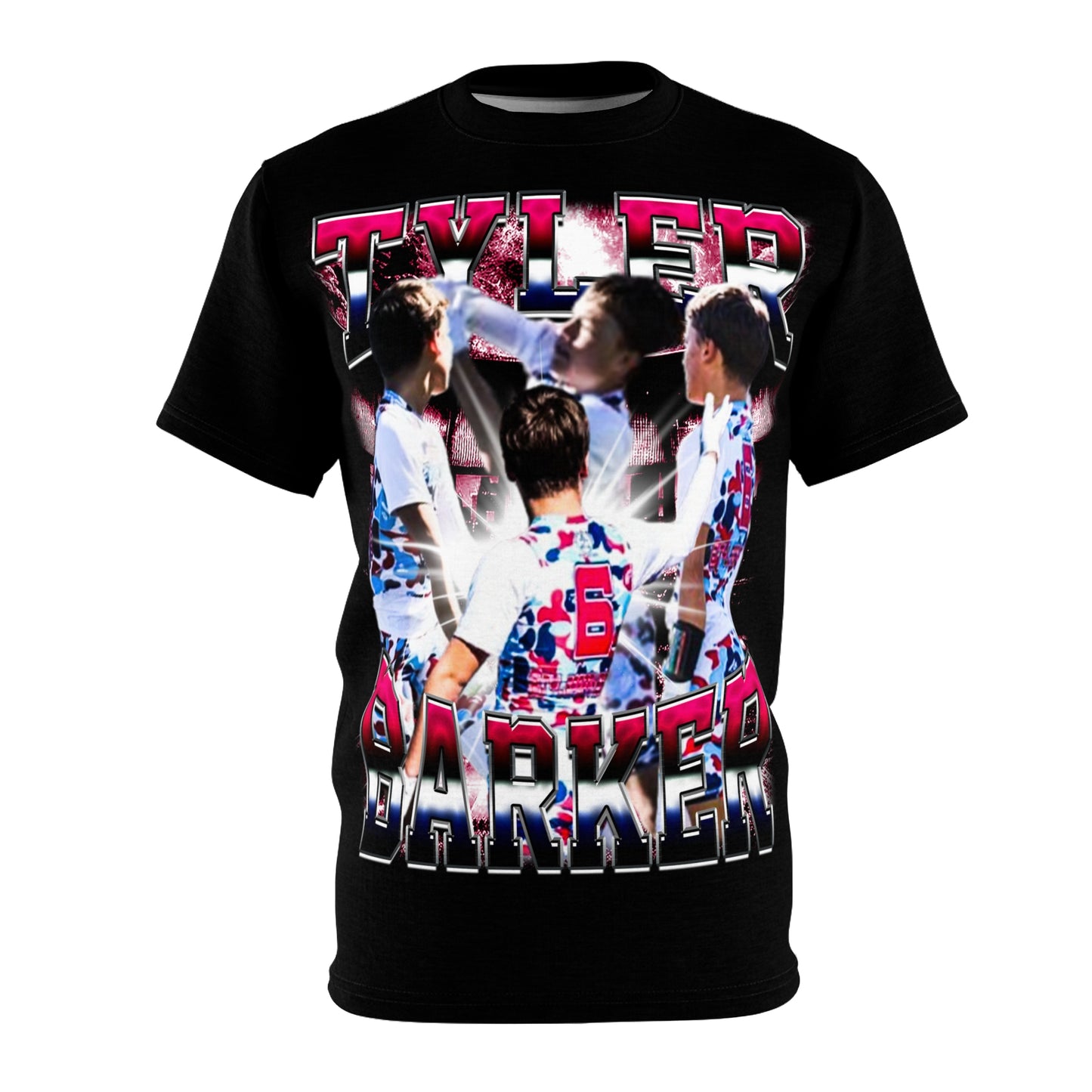 Tyler Barker Vintage Full Print Tee – Hometown Hero