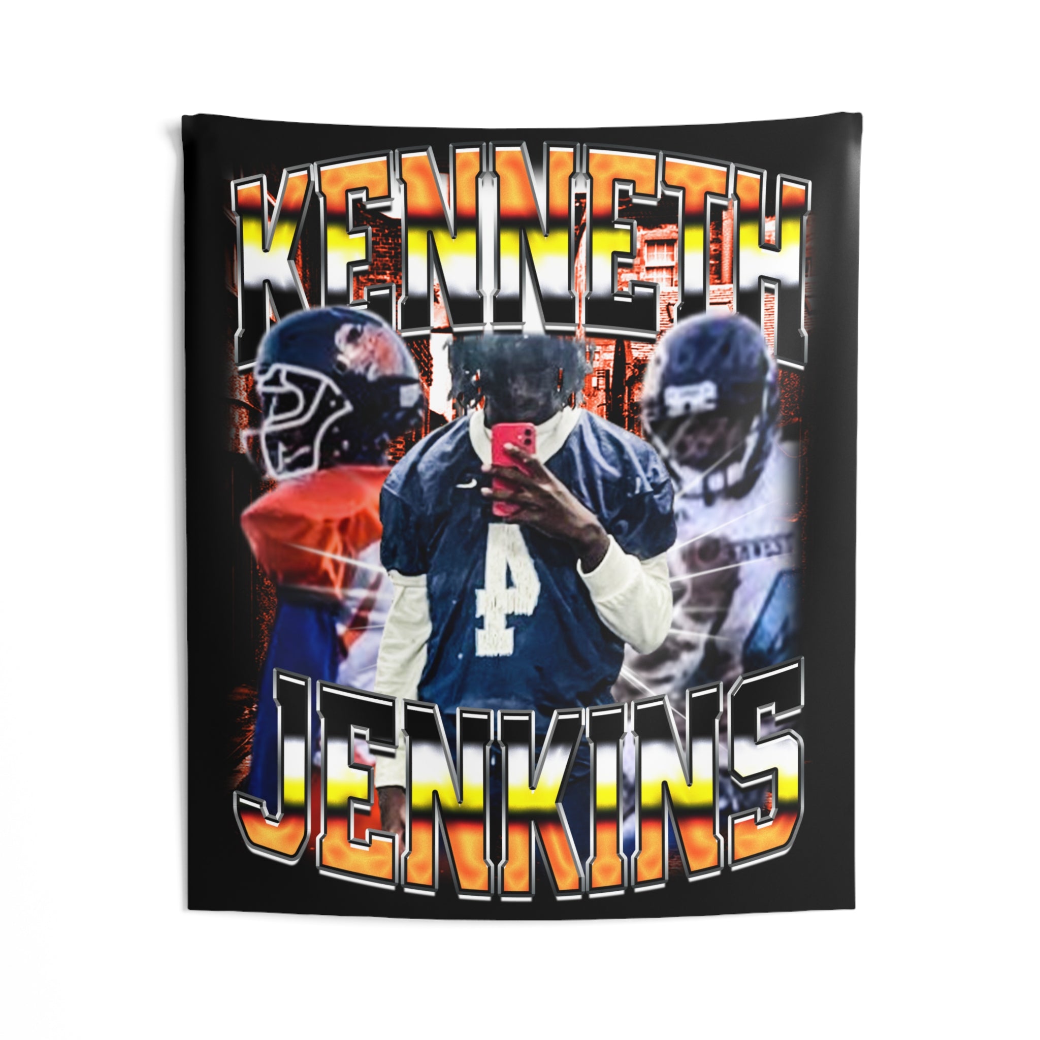 Kenneth Jenkins Tapestry 50” x 60” – Hometown Hero