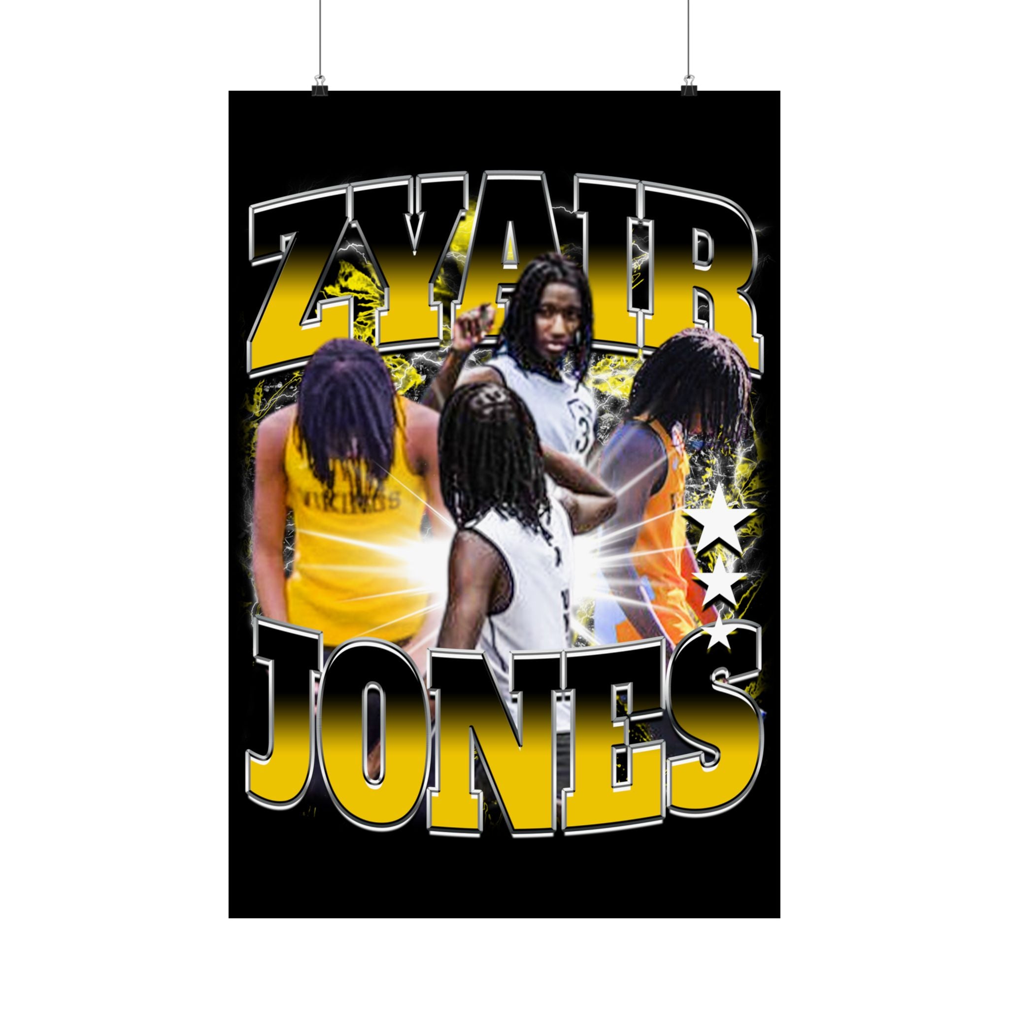 Zyair Jones Poster 24" x 36" – Hometown Hero