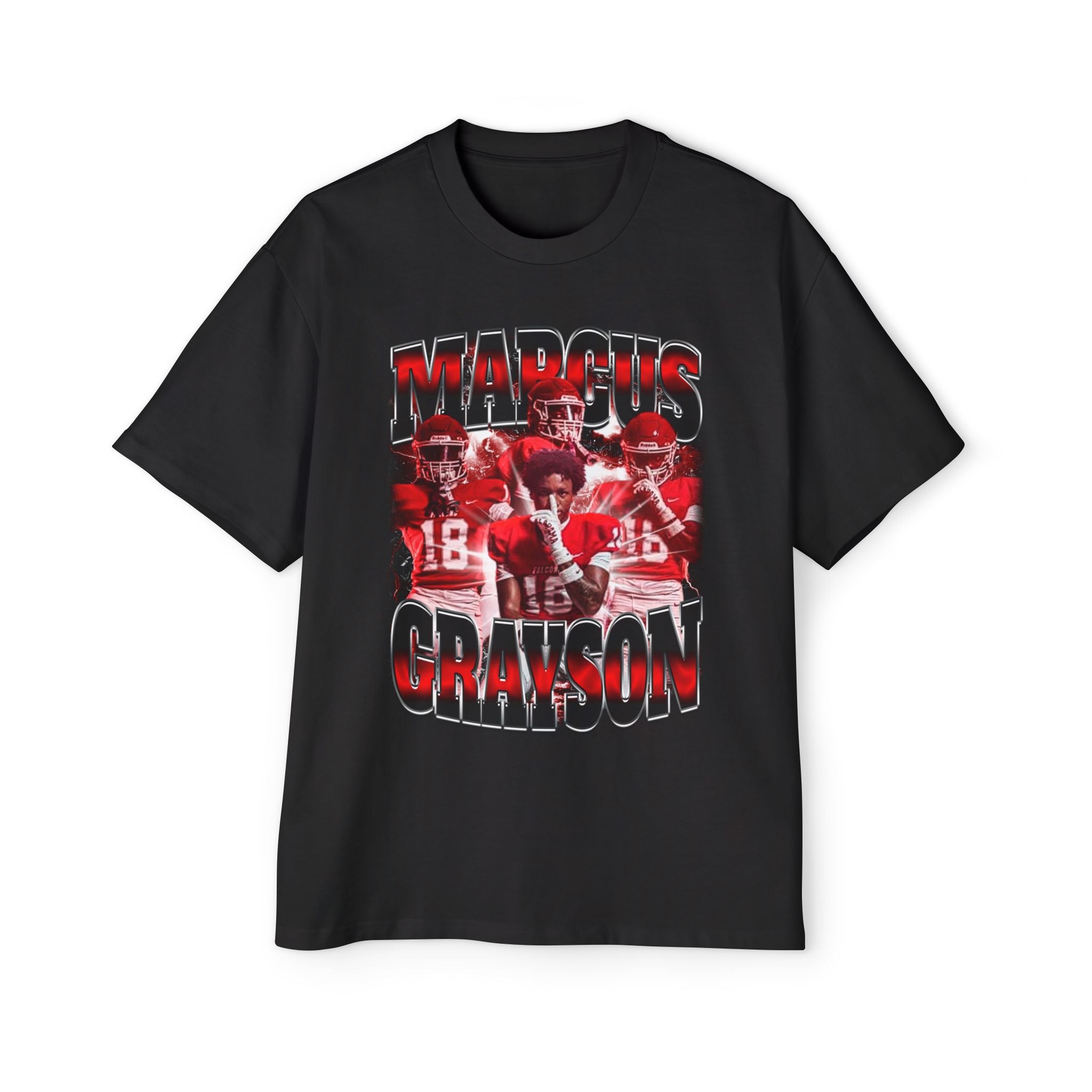 Marcus Grayson Oversized Tee – Hometown Hero