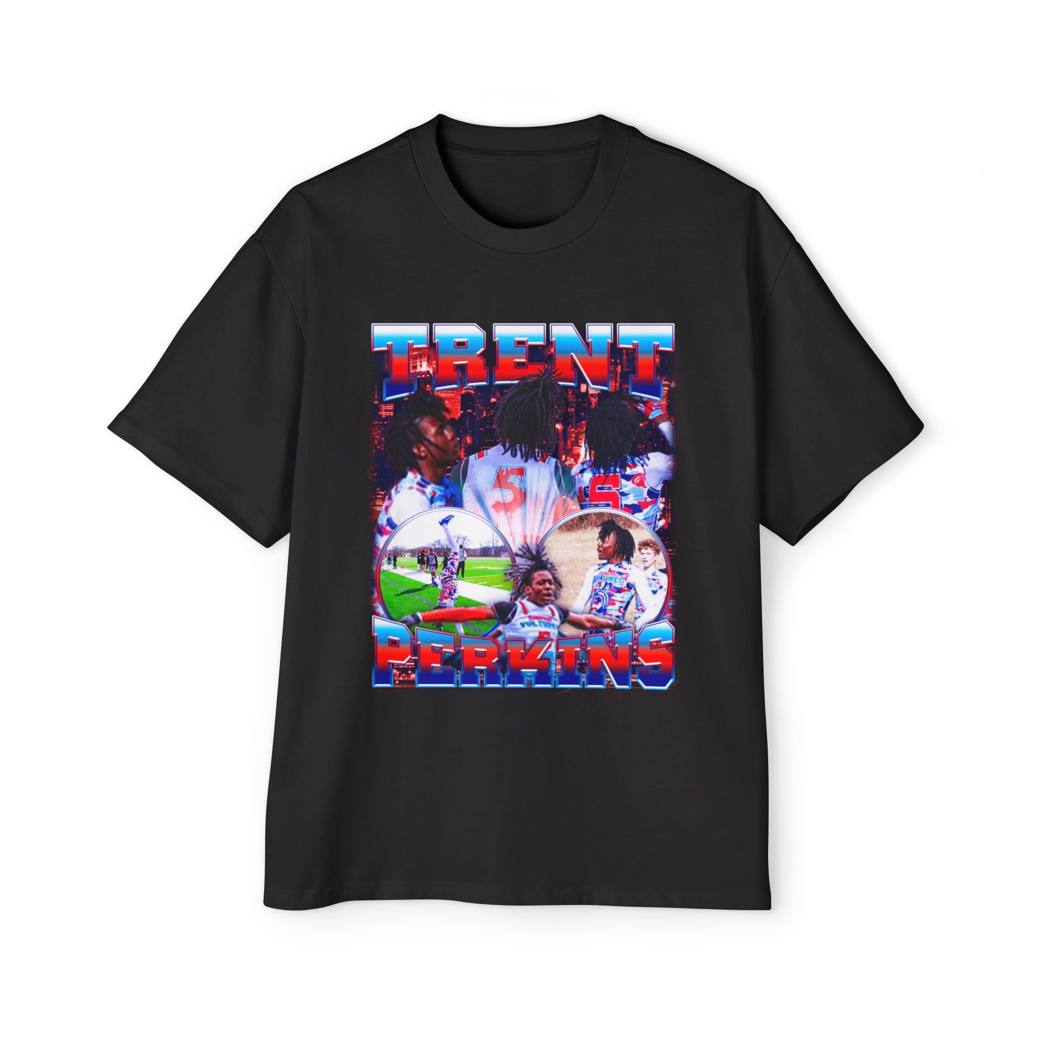 Trent Perkins Oversized Retro Tee – Hometown Hero