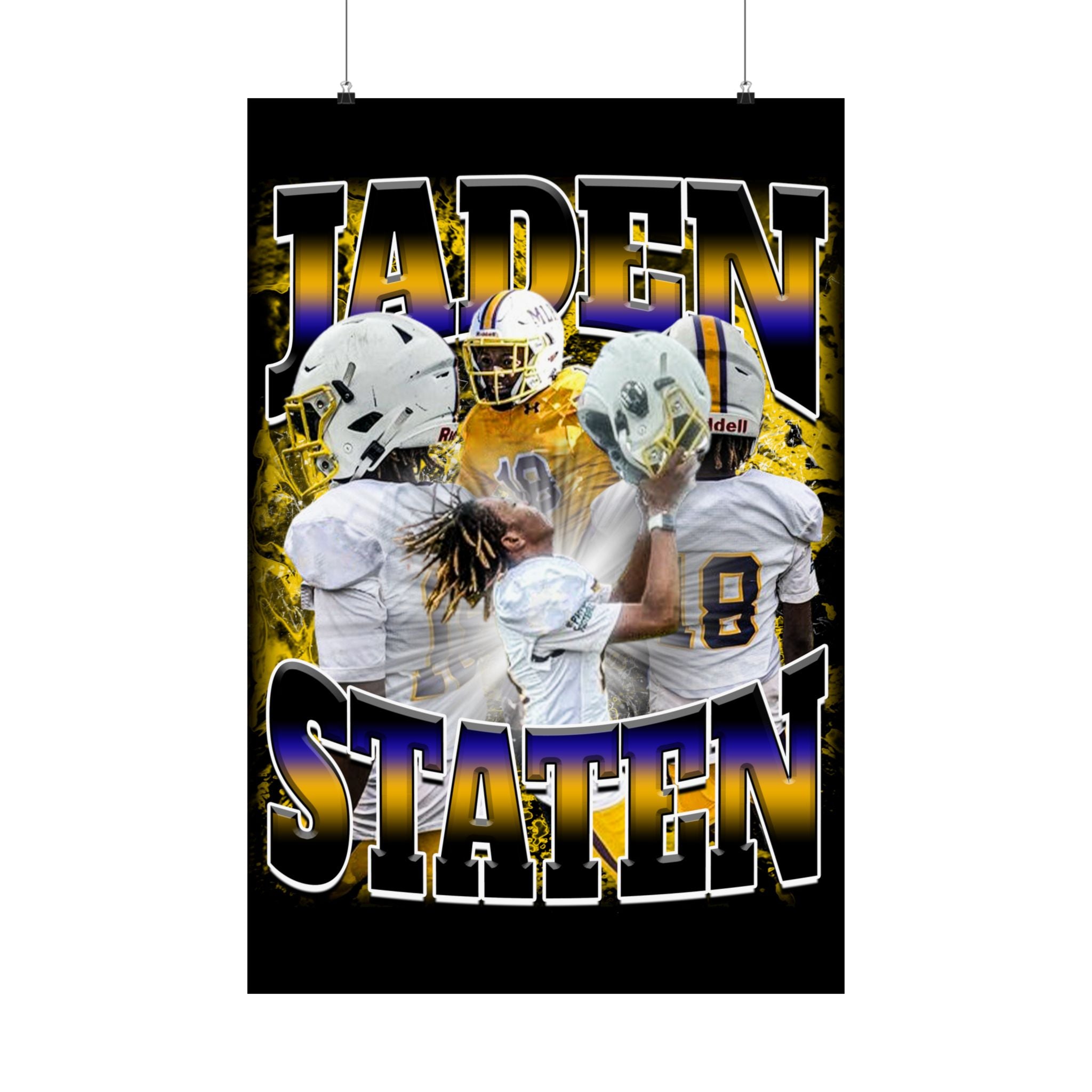 Jaden Staten Poster 24" x 36" – Hometown Hero