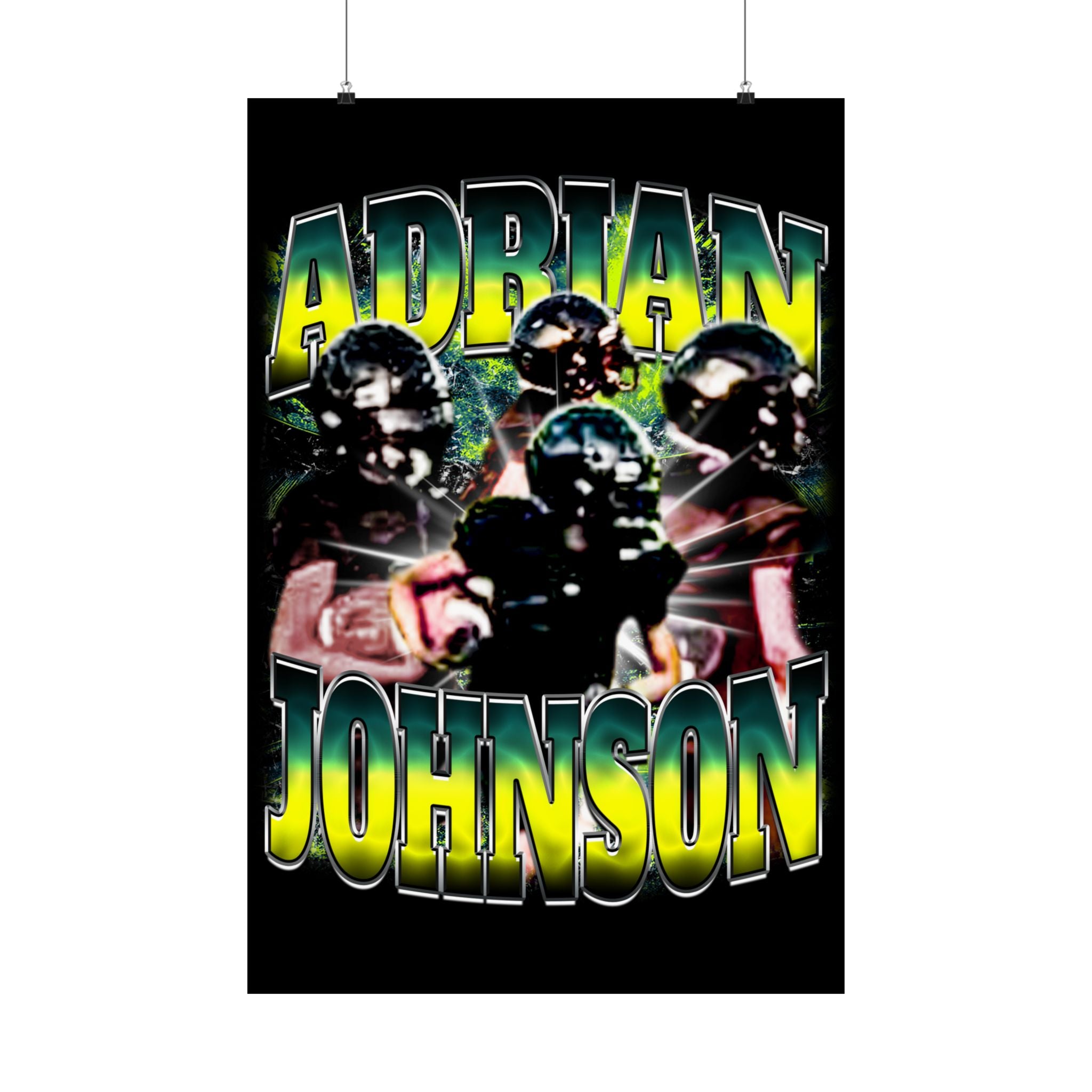 Adrian Johnson Poster 24" x 36" – Hometown Hero