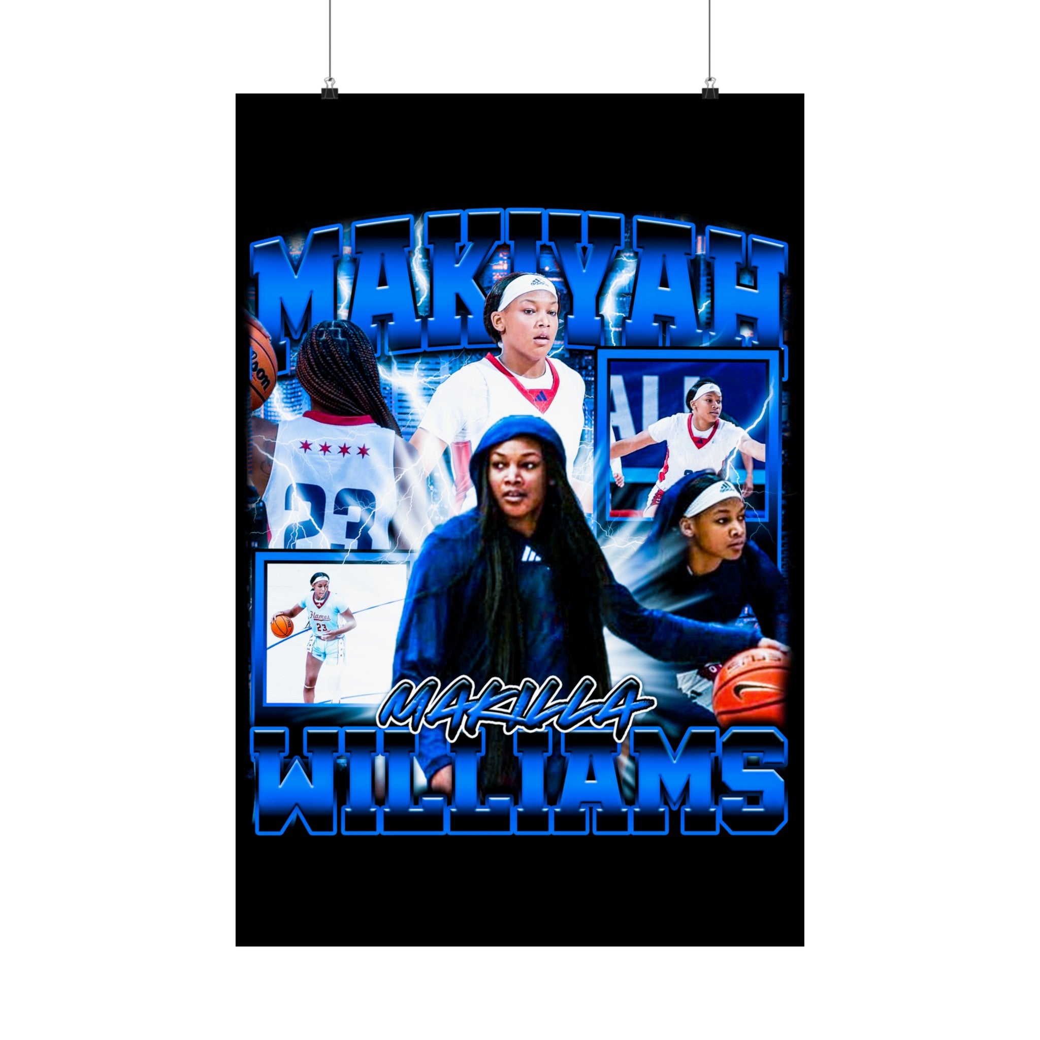 Makiyah Williams Poster 24" x 36" – Hometown Hero