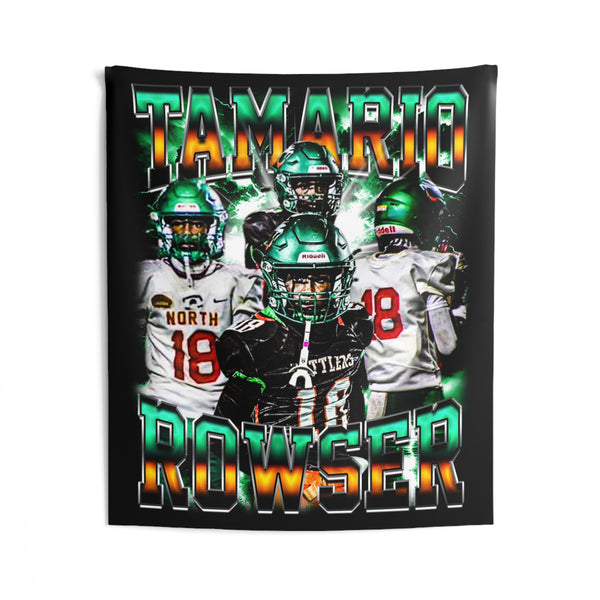 Tamario Rowser Tapestry 50” x 60” – Hometown Hero
