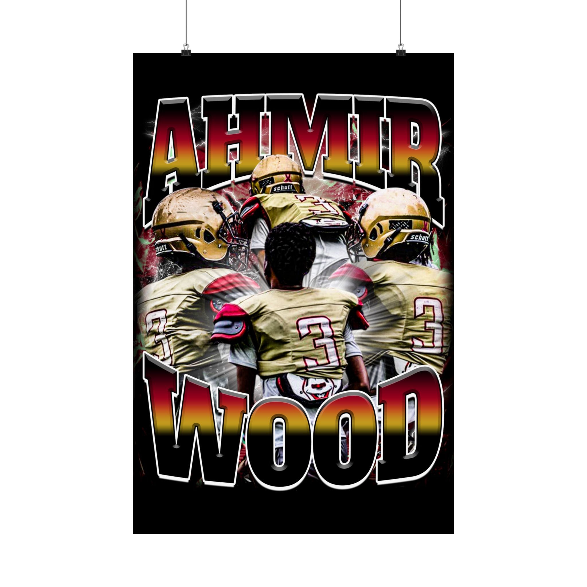 Ahmir Wood Poster 24" x 36" – Hometown Hero