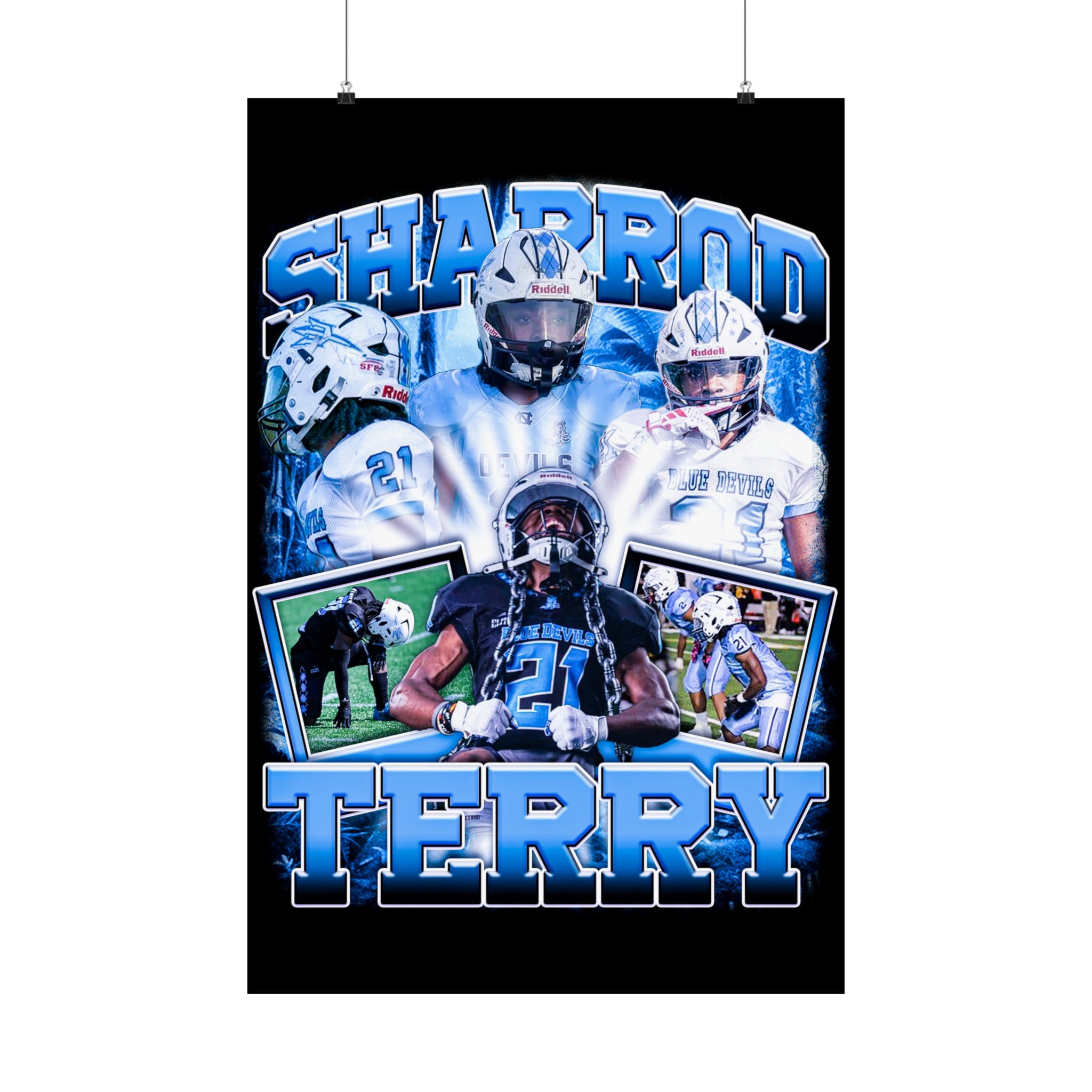 Sharrod Terry Poster 24" x 36" – Hometown Hero