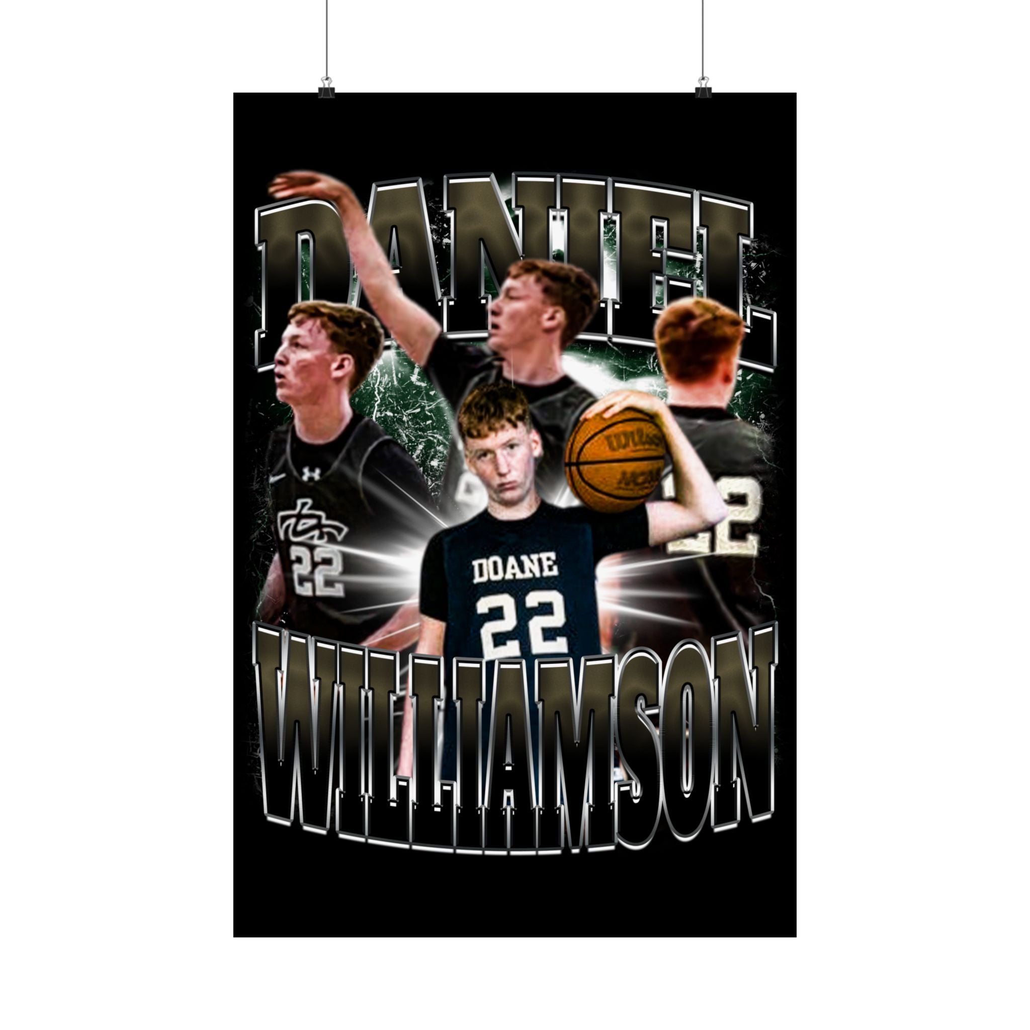 Daniel Williamson Poster 24" x 36" – Hometown Hero