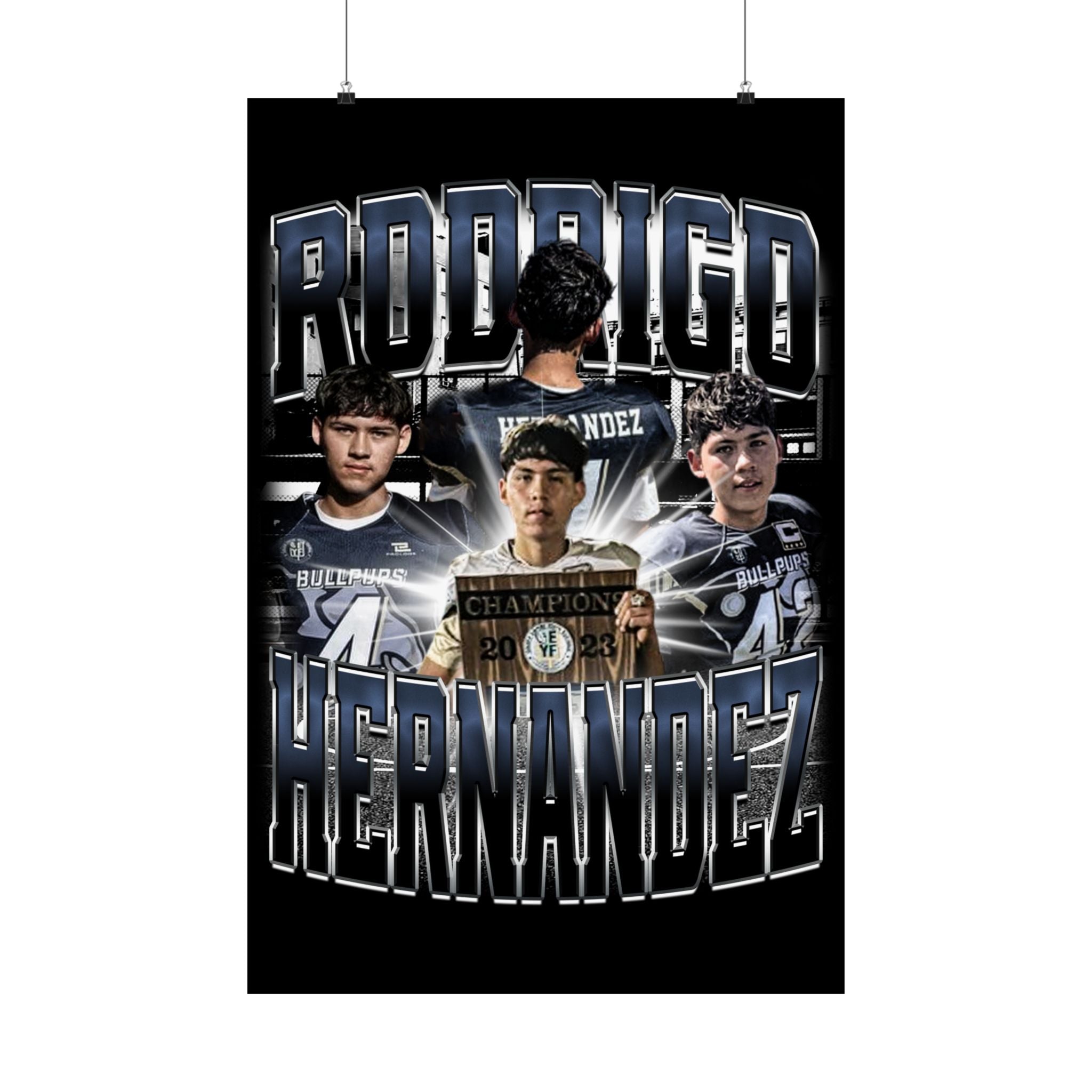 Rodrigo Hernandez Poster 24" x 36" – Hometown Hero