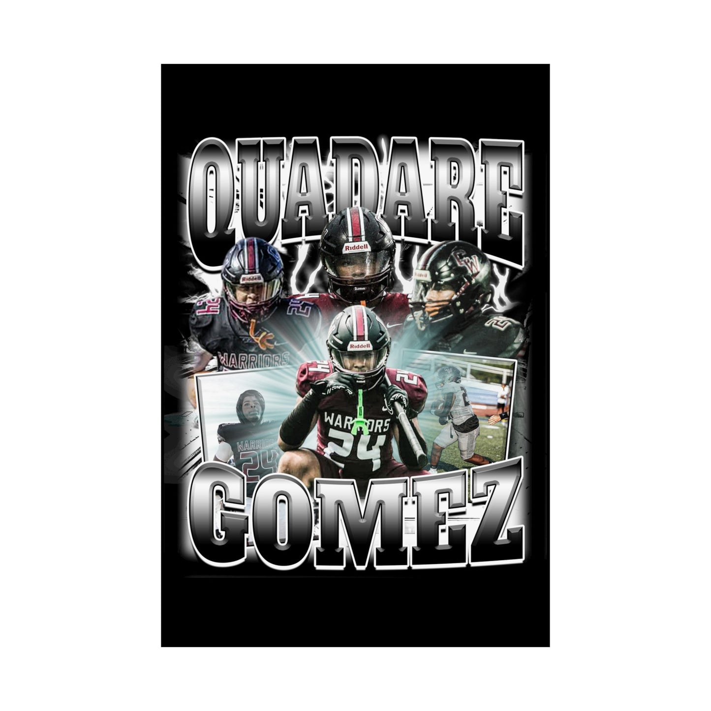 Quadare Gomez Poster 24" x 36" – Hometown Hero