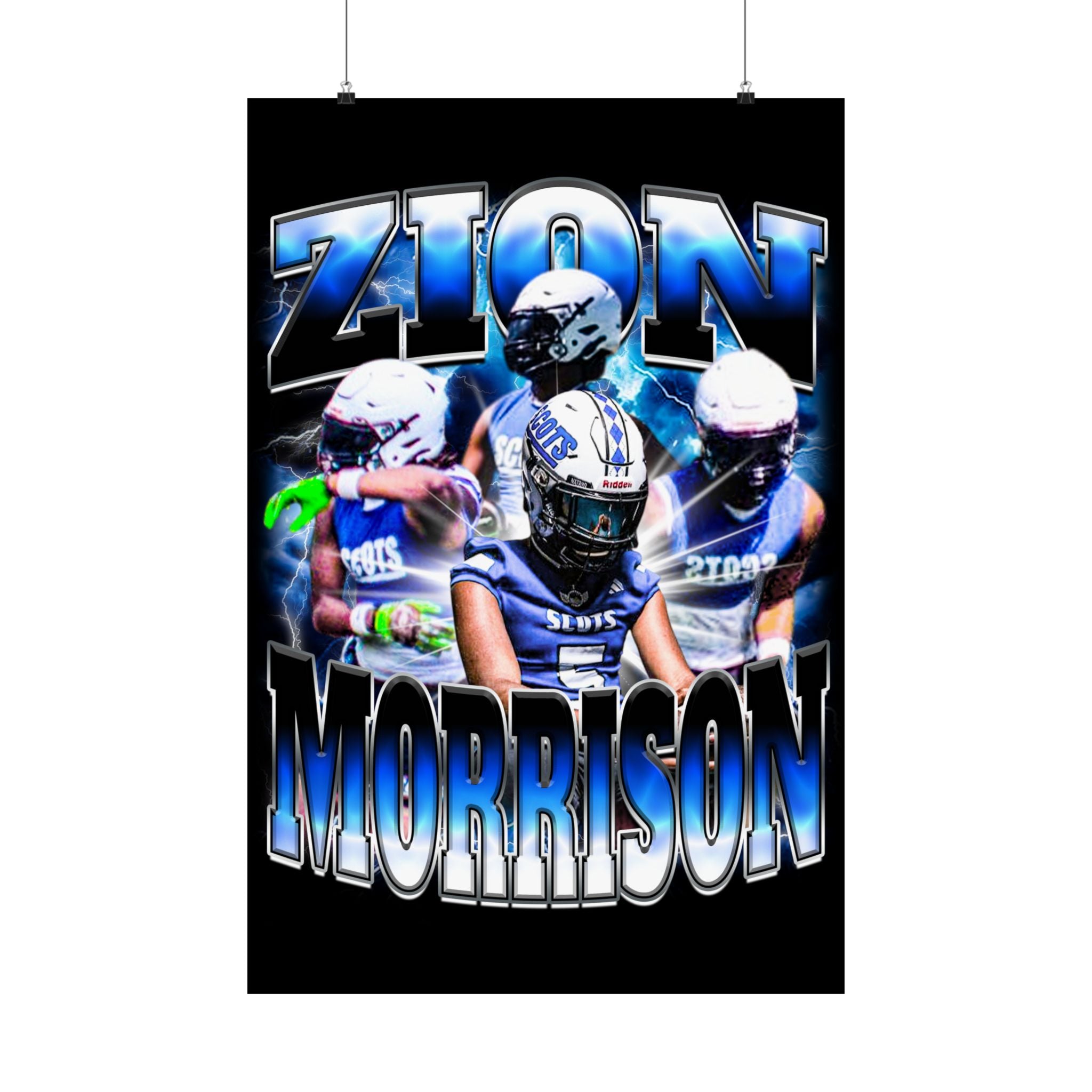 Zion Morrison Poster 24" x 36" – Hometown Hero