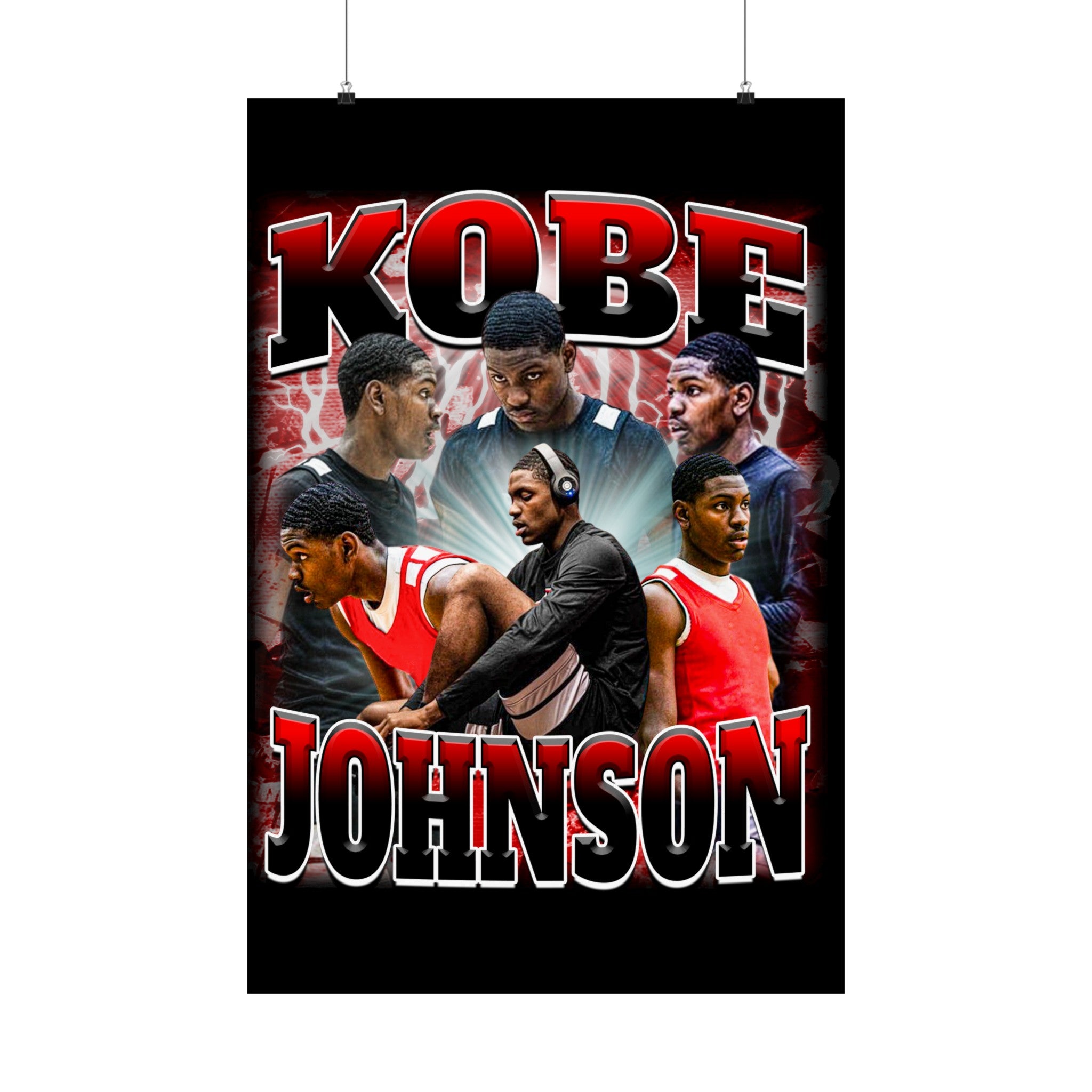 Kobe Johnson Poster 24" x 36" – Hometown Hero