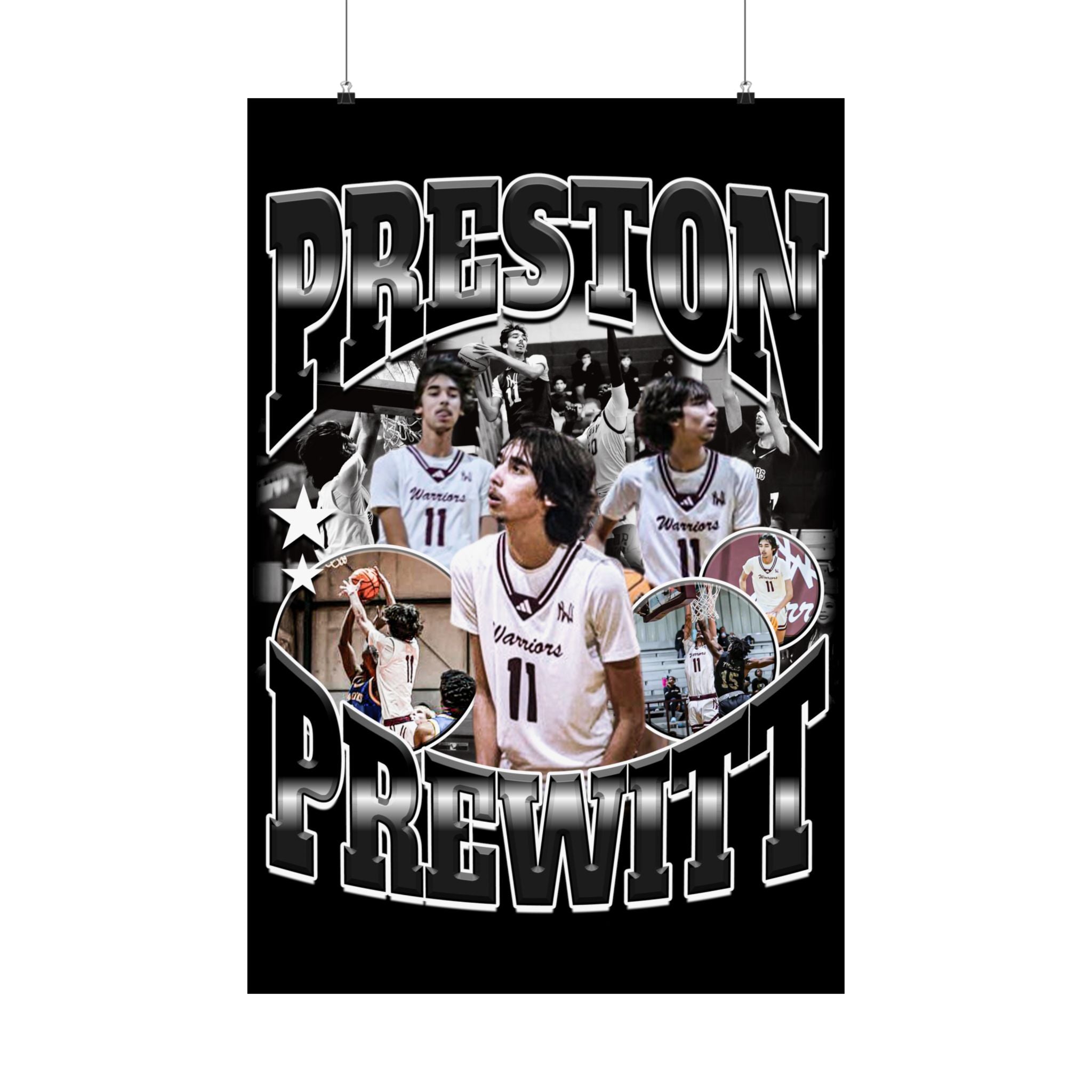 Preston Prewitt Poster 24" x 36" – Hometown Hero