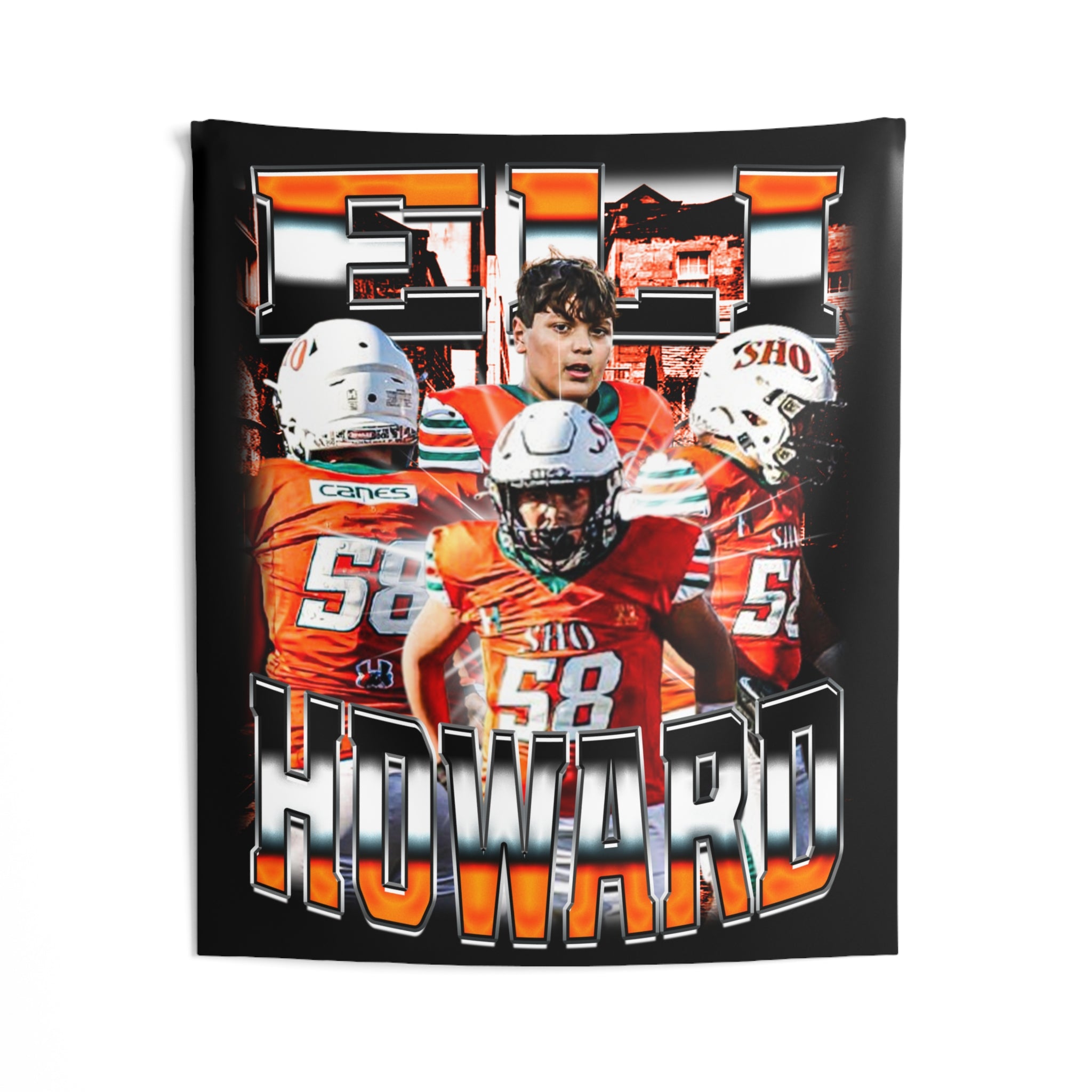 Eli Howard Tapestry 50” x 60” – Hometown Hero