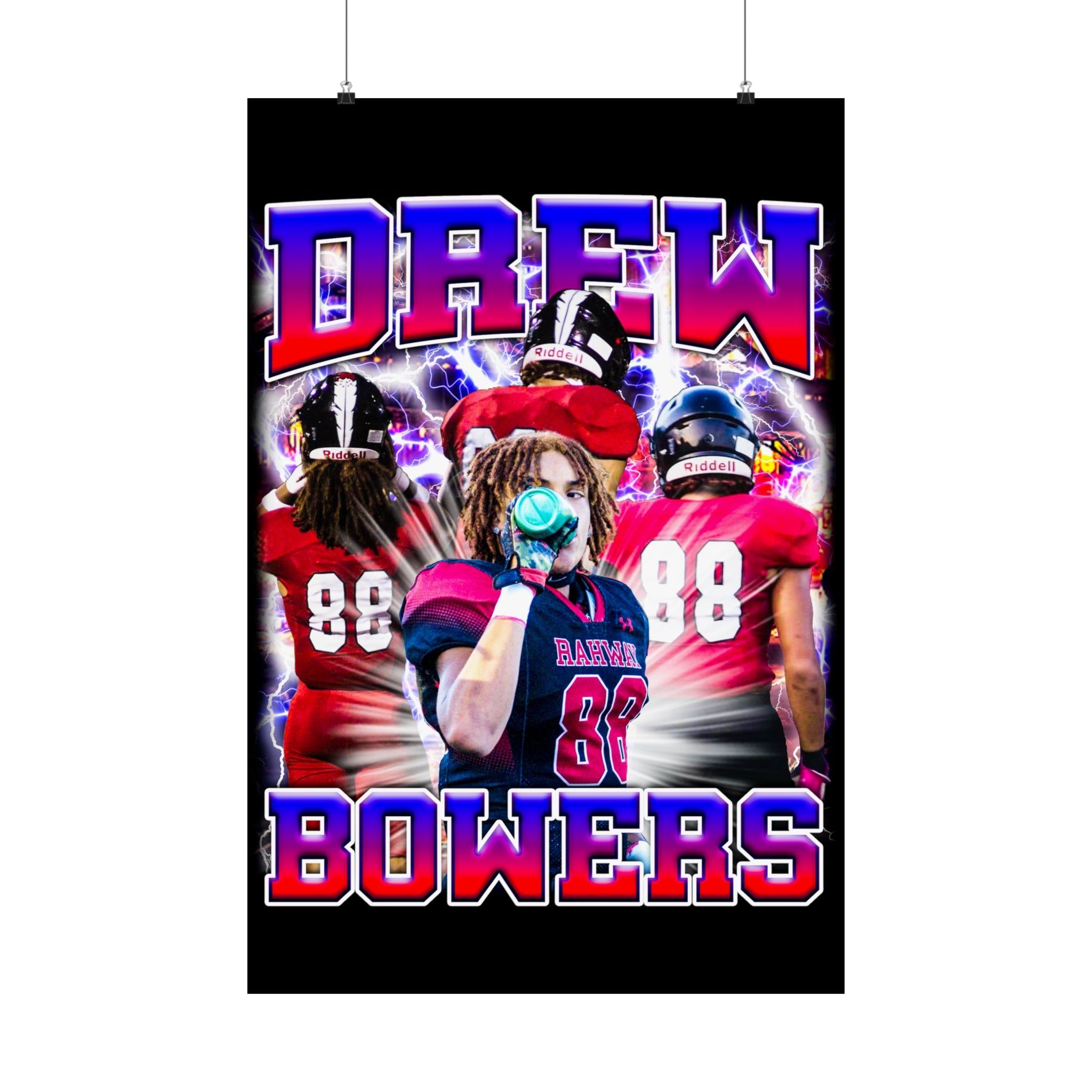 Drew Bowers 24" x 36" Poster – Hometown Hero