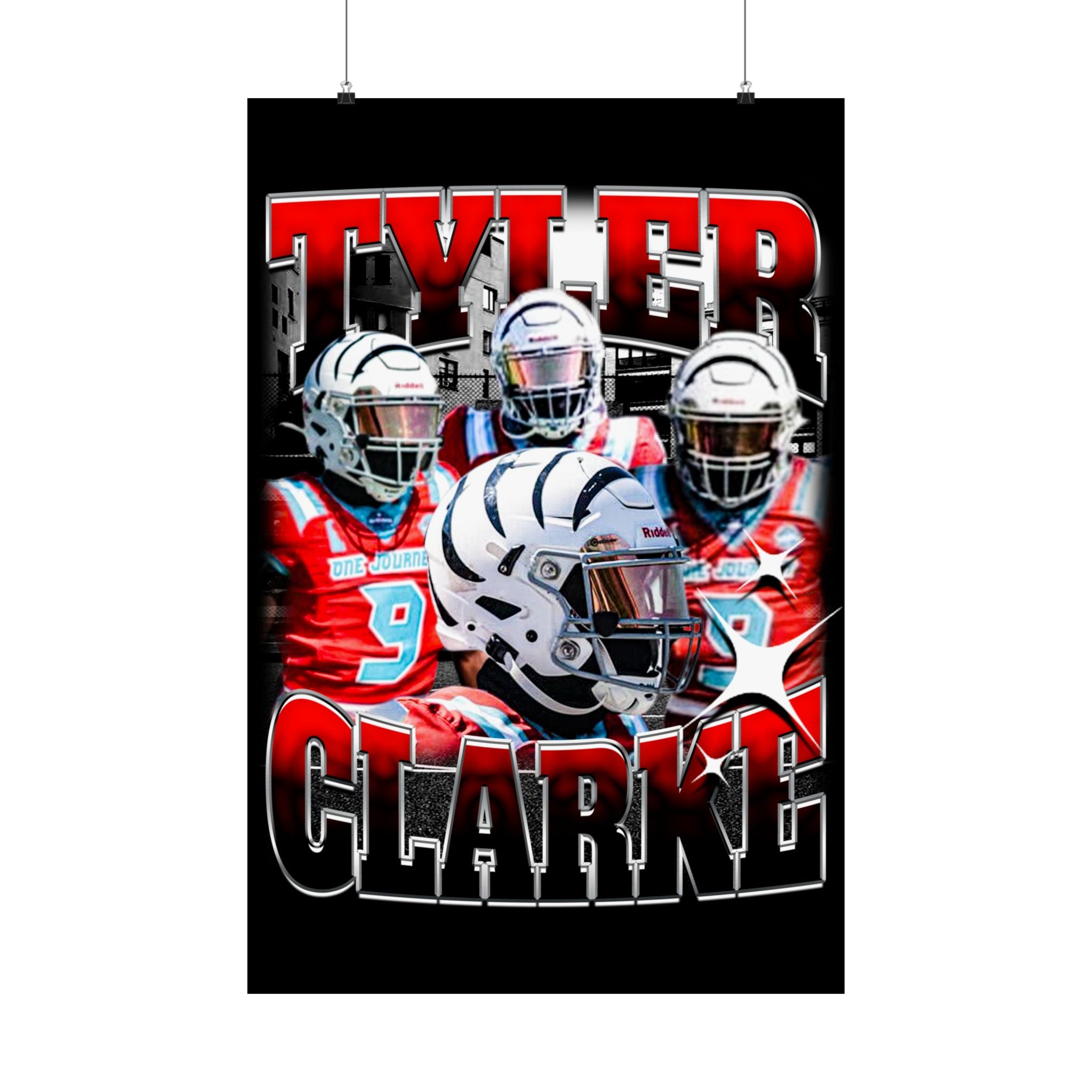 Tyler Clarke Poster 24" x 36" – Hometown Hero