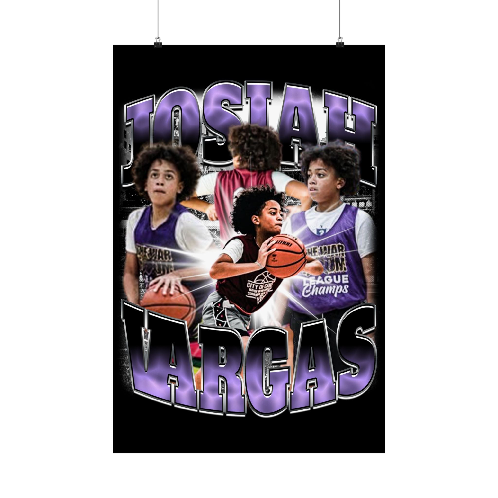 Josiah Vargas Poster 24" x 36" – Hometown Hero