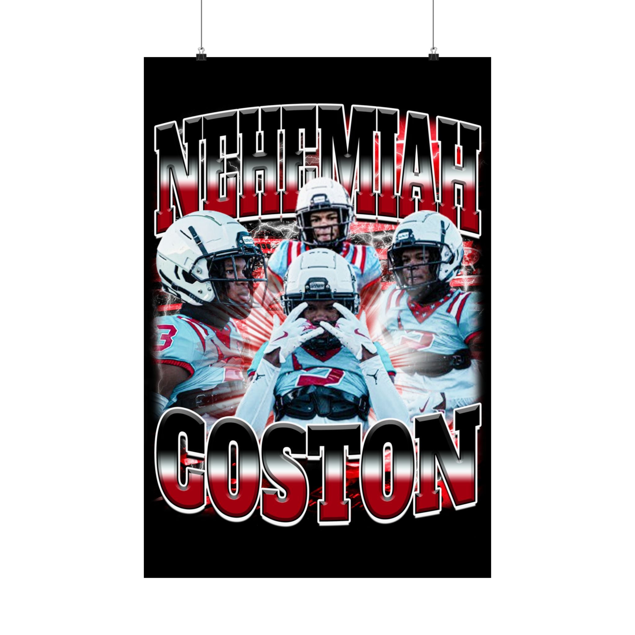 Nehemiah Coston Poster 24" x 36" – Hometown Hero