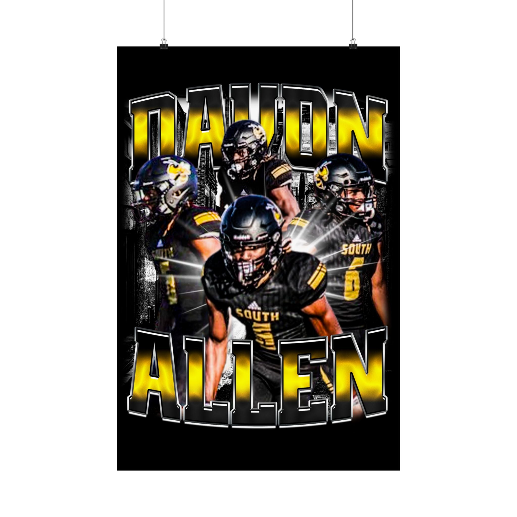 Davon Allen Poster 24" x 36" – Hometown Hero