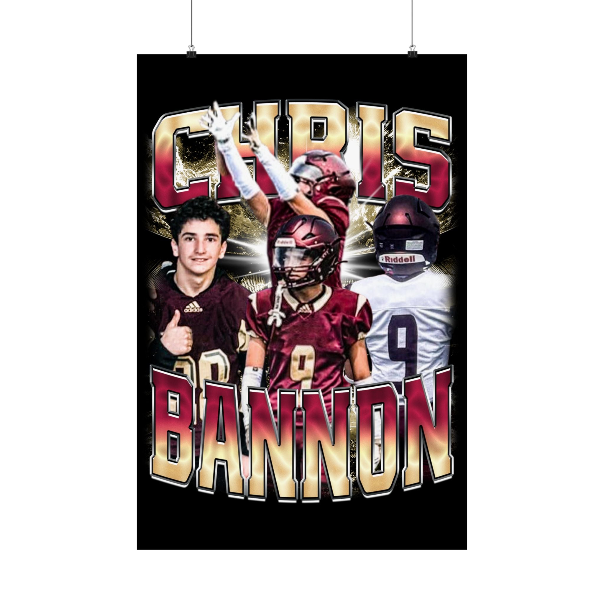 Chris Bannon Poster 24" x 36" – Hometown Hero