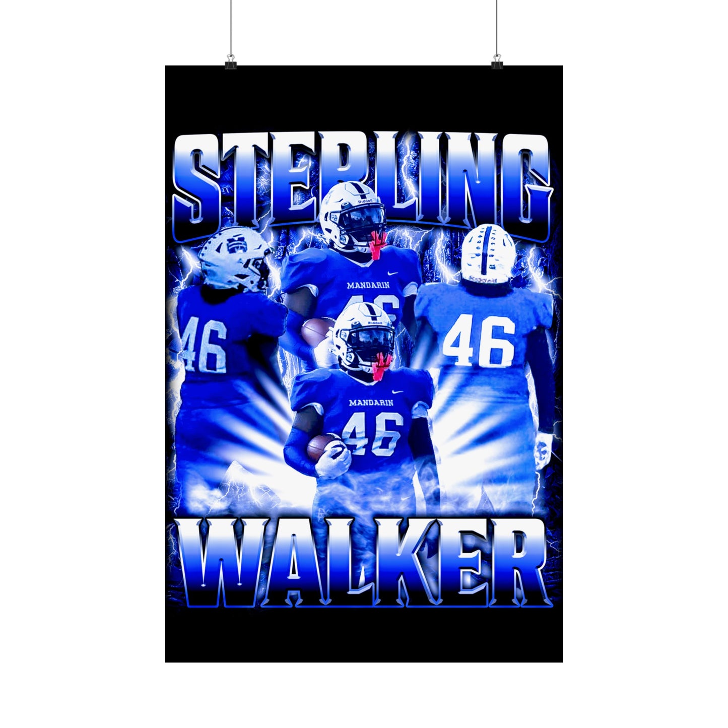 Sterling Walker Poster 24" x 36" – Hometown Hero